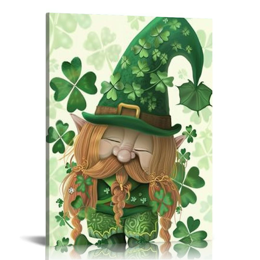 ARISTURING St. Patrick's Day Wall Art Prints Lucky Shamrock Clover ...