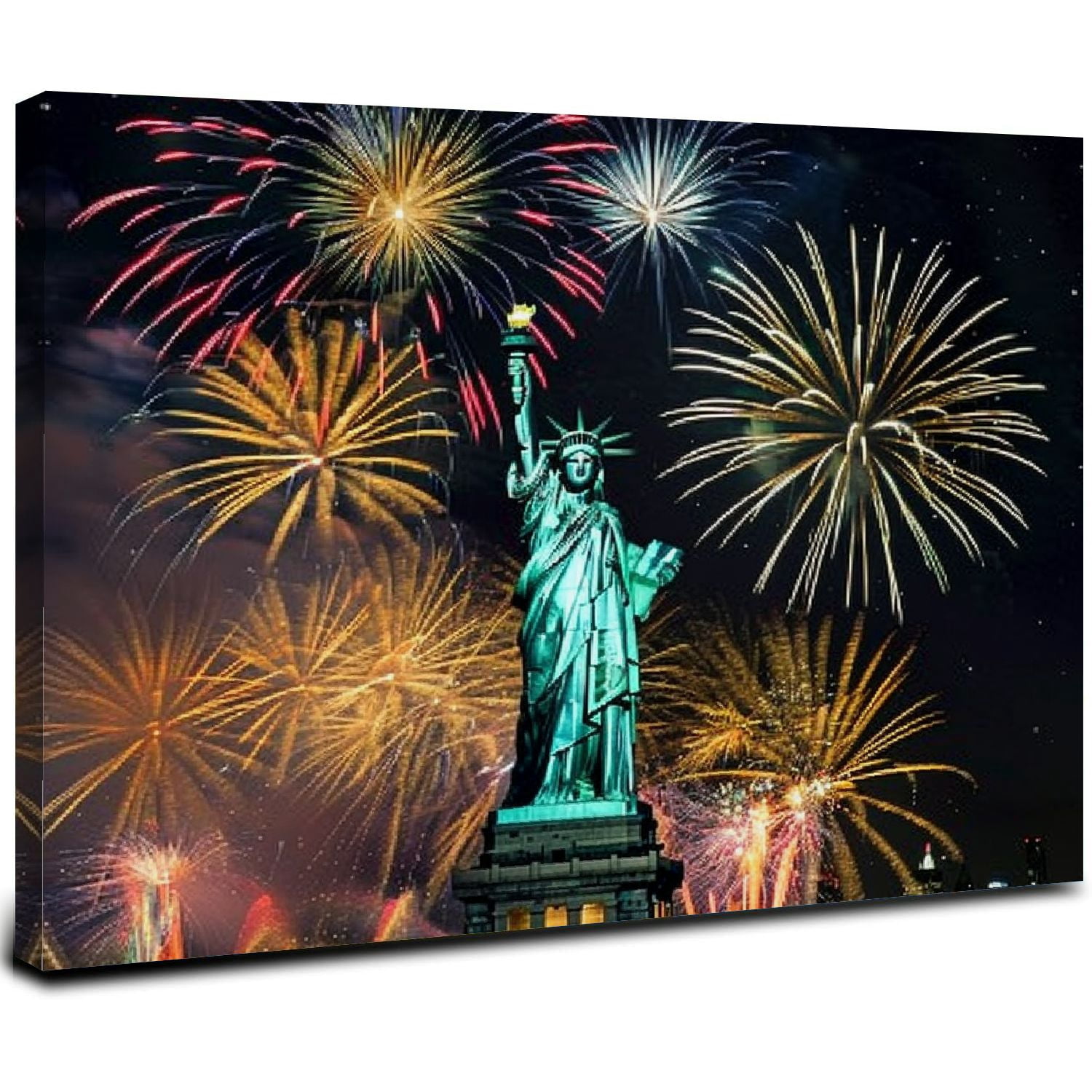 ARISTURING Statue of Liberty with Fireworks for the Fourth of July ...