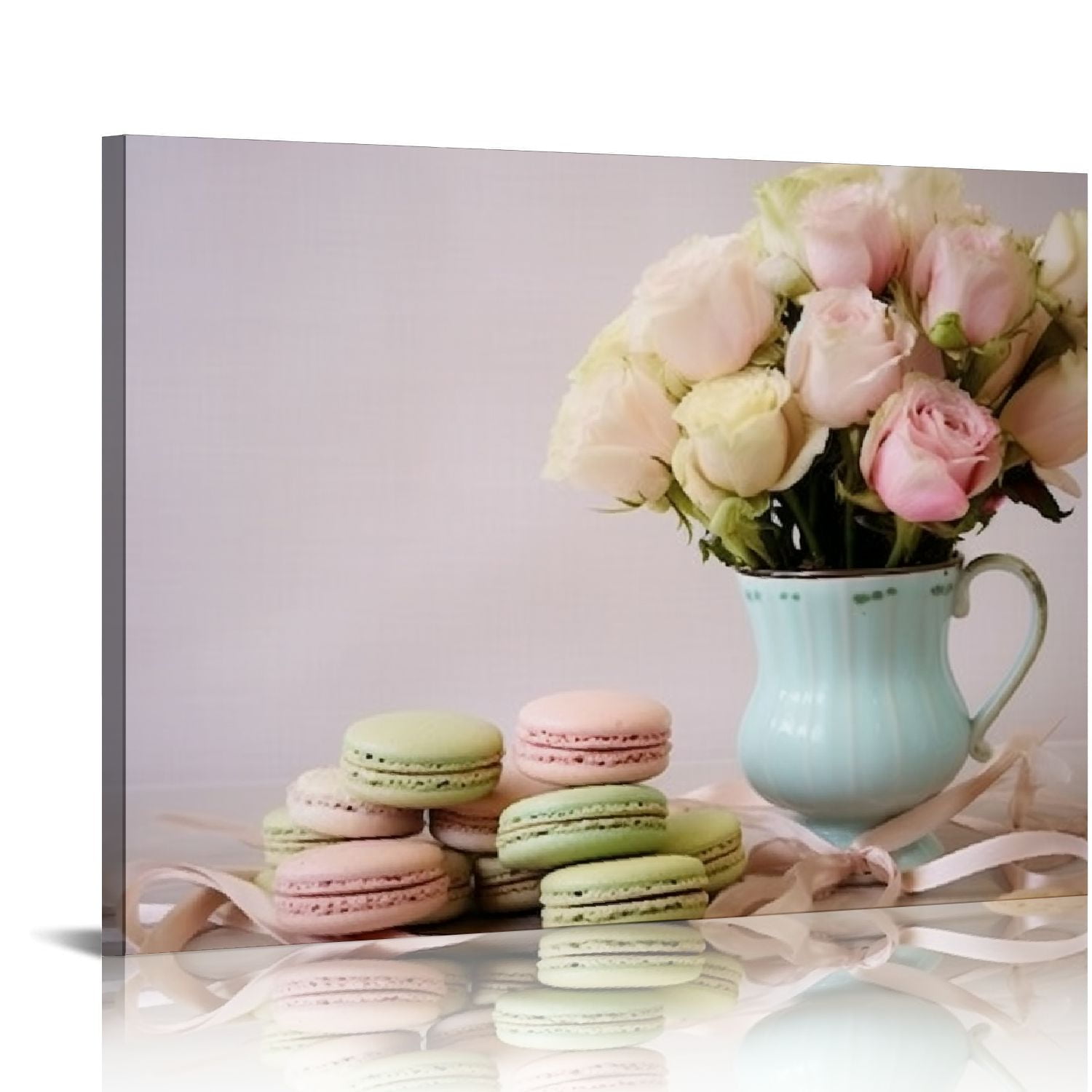ARISTURING Still Life French Macaroons on The Table Decorated with ...
