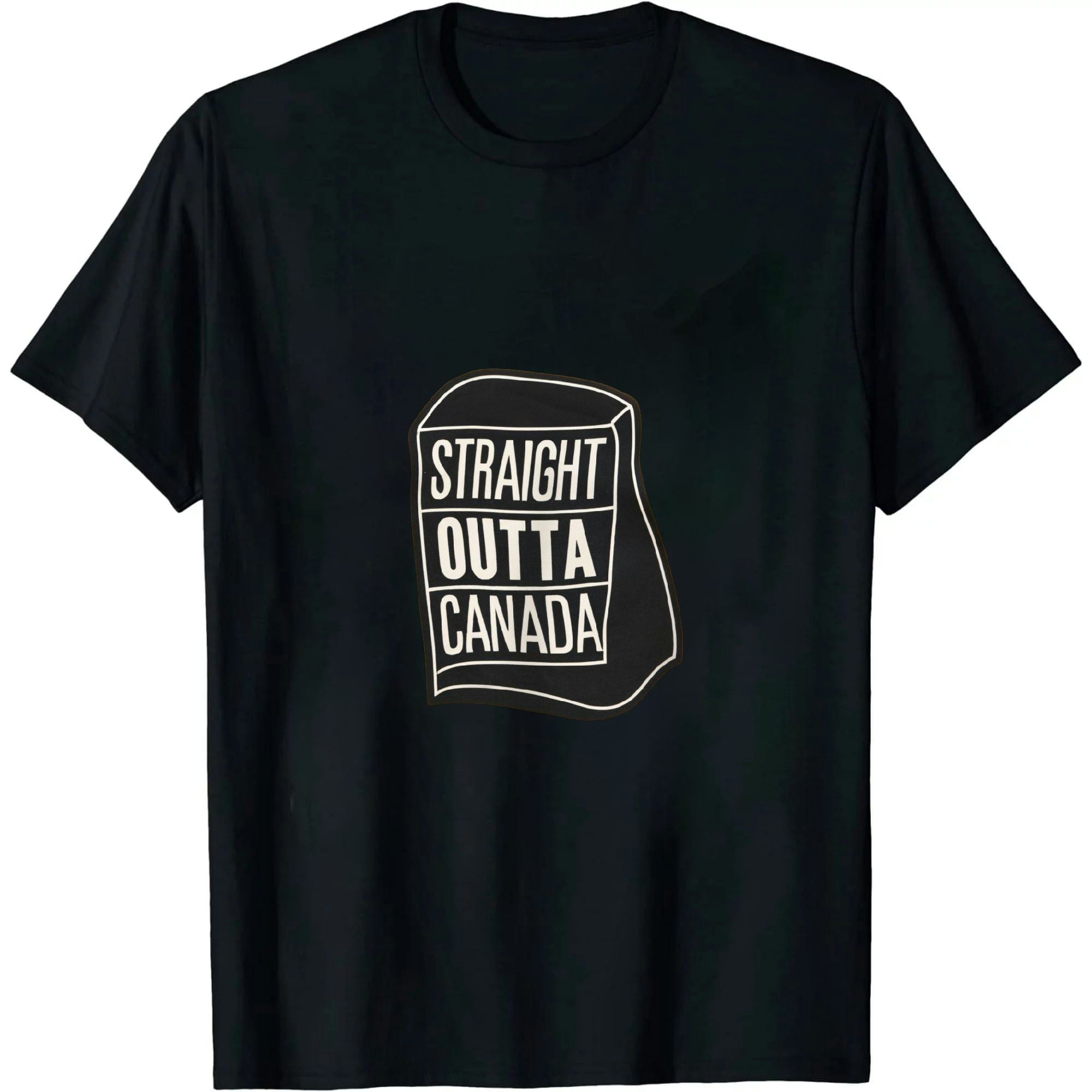 ARISTURING Straight Outta Canada T-Shirt Canadian Shirt T-Shirt ...