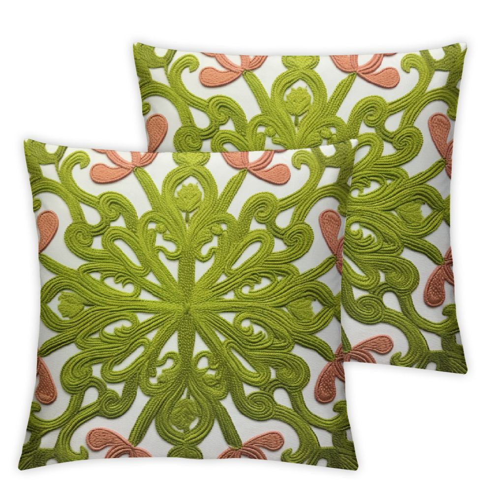 Jiayy Summer Decorative Throw Pillow Covers , Classic Boho Mandala ...