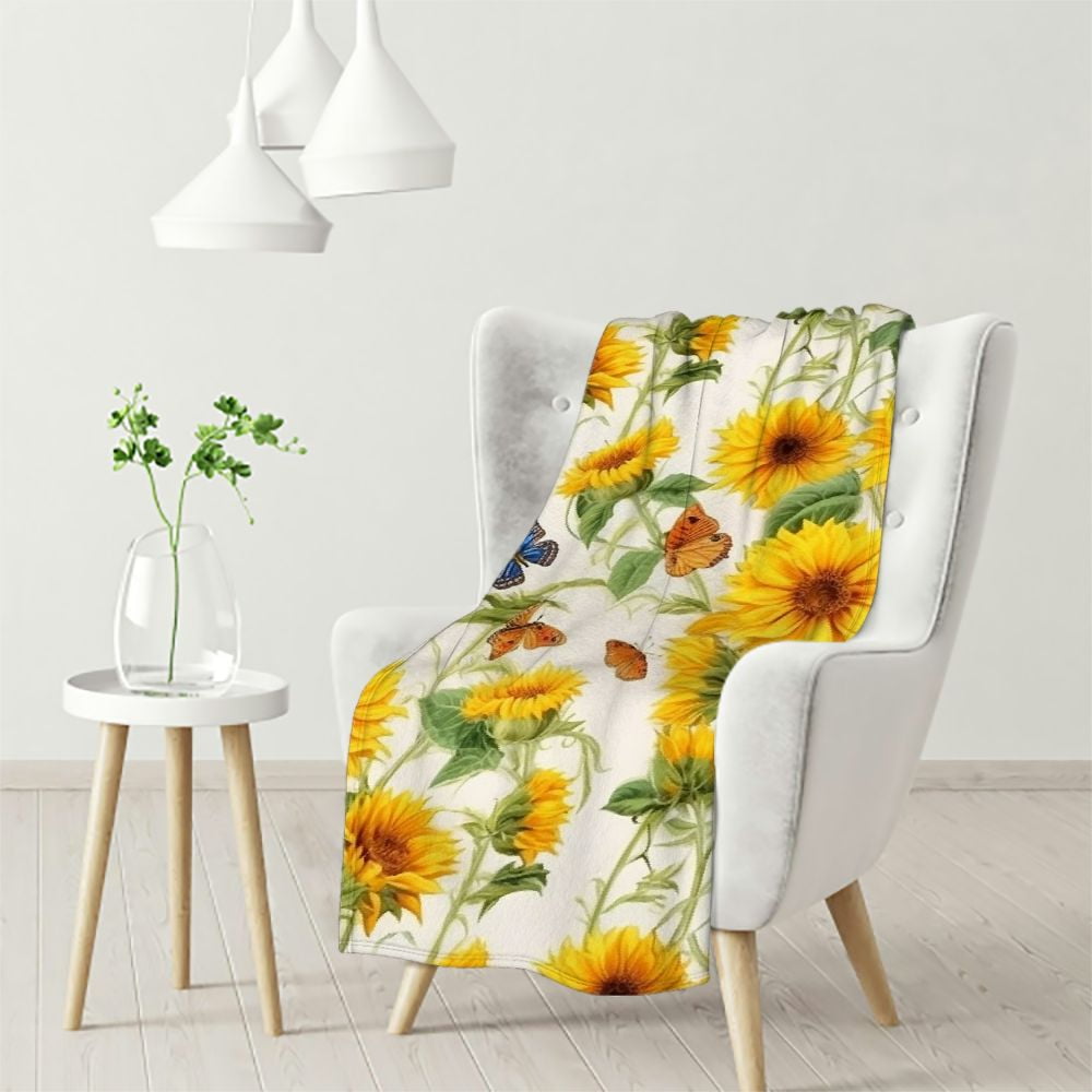 ARISTURING Sunflower Blanket Sunflower Gifts for Women Throw Blanket ...