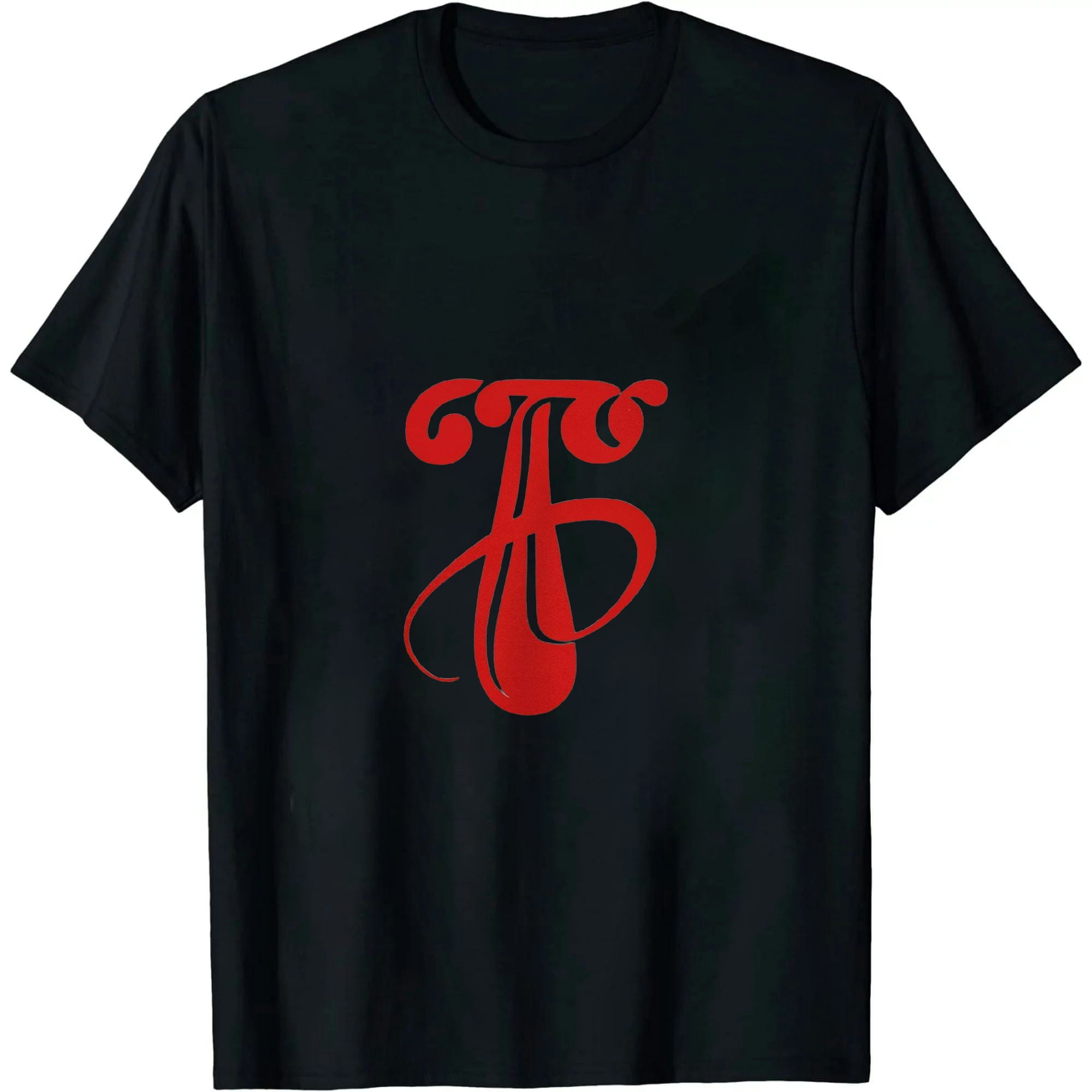 ARISTURING T Letter Beautiful Illuminated Monogram T T-Shirt - Walmart.com