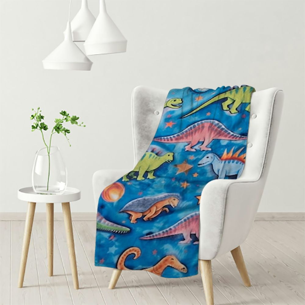 ARISTURING in The Dark Blanket Dinosaur Throw Blanket for Boys Kids ...