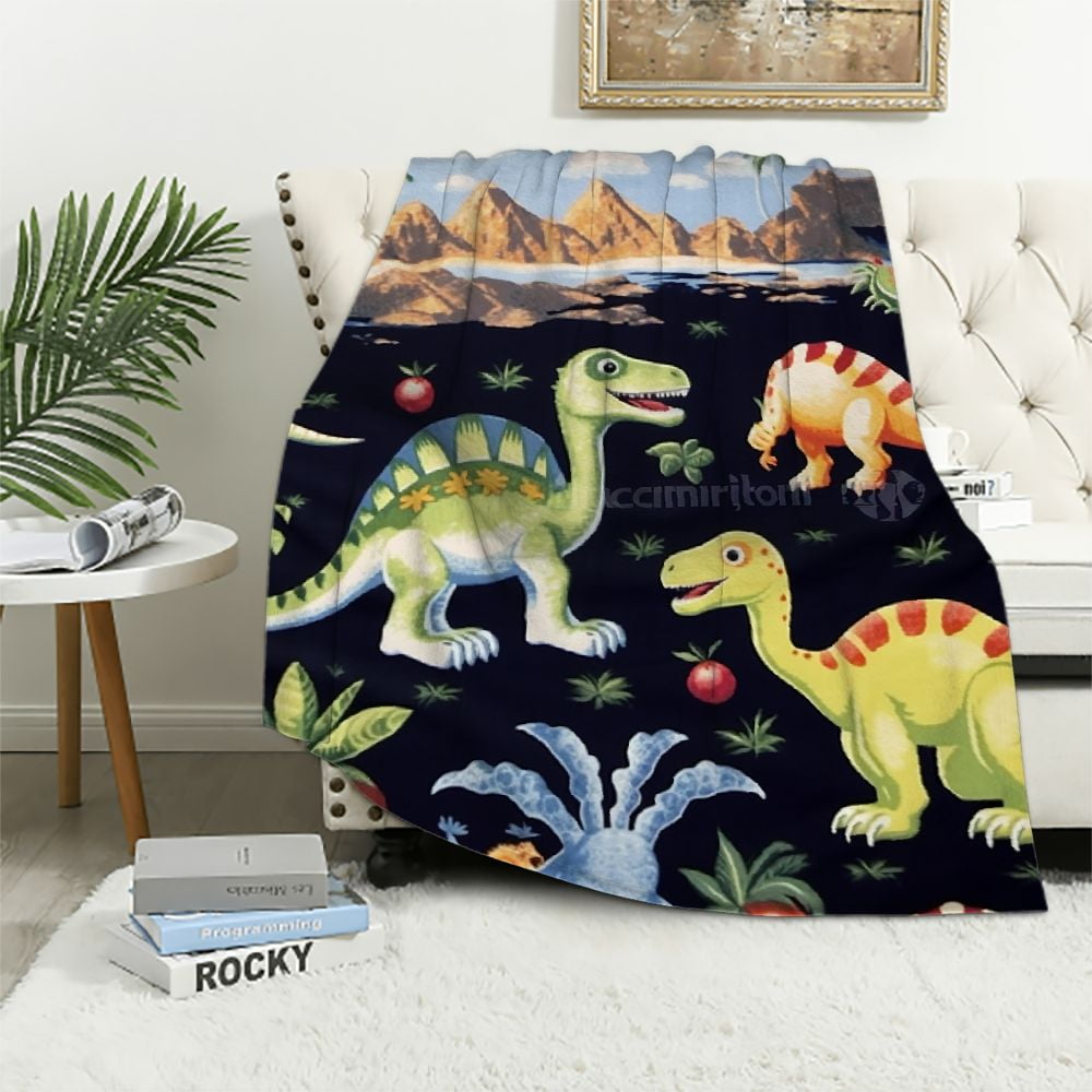 ARISTURING in The Dark Dinosaur Blanket for Boys,Dinosaur Gifts for ...