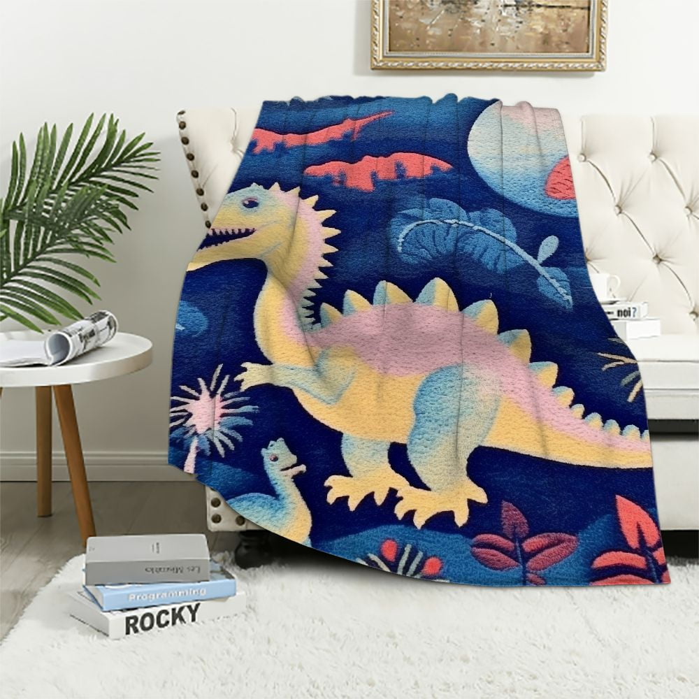 HENGT in The Dark Dinosaur Blanket Gifts for Boys Girls Dinosaur ...