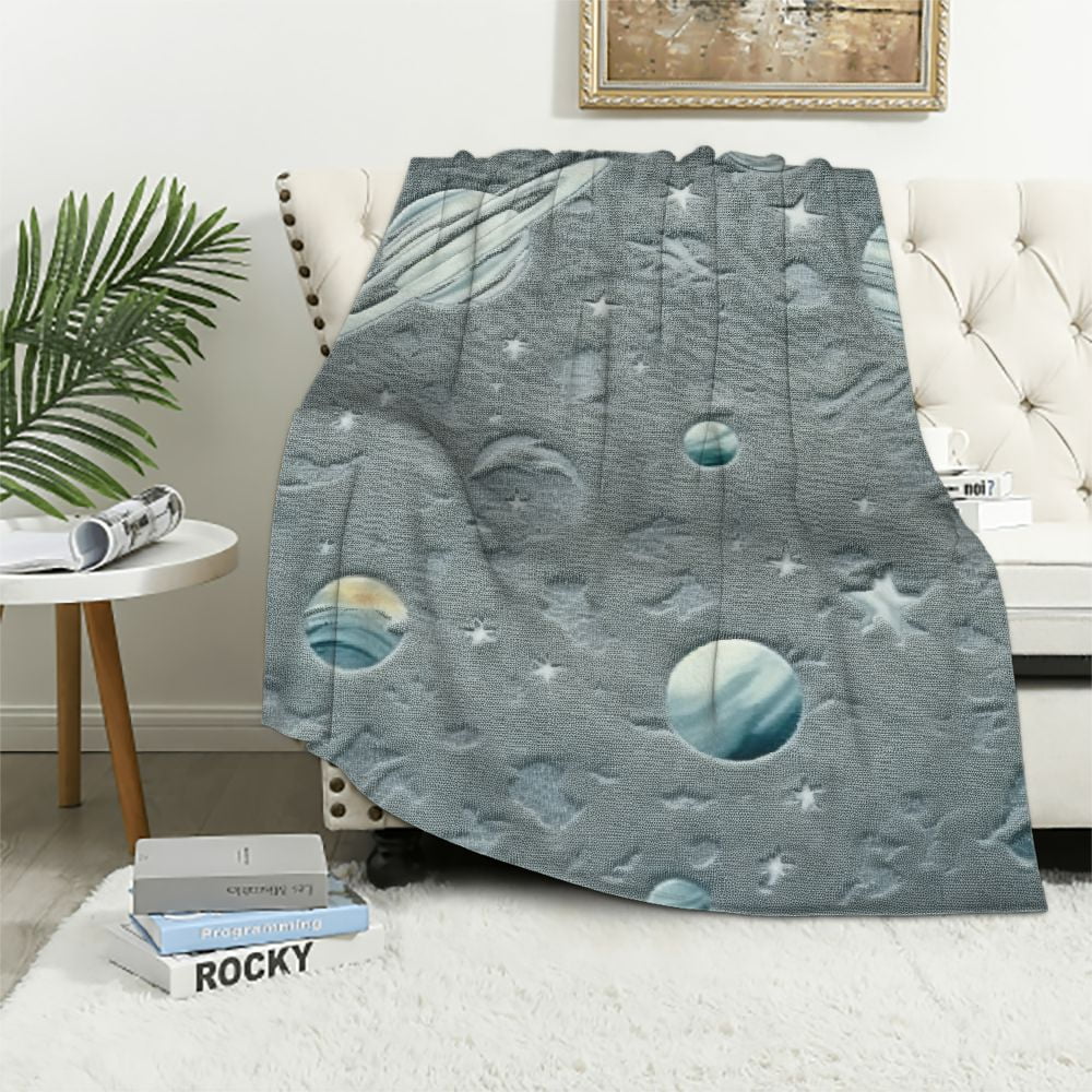 ARISTURING in The Dark Stars Blanket for Girls Boys Cute Kids Throw ...