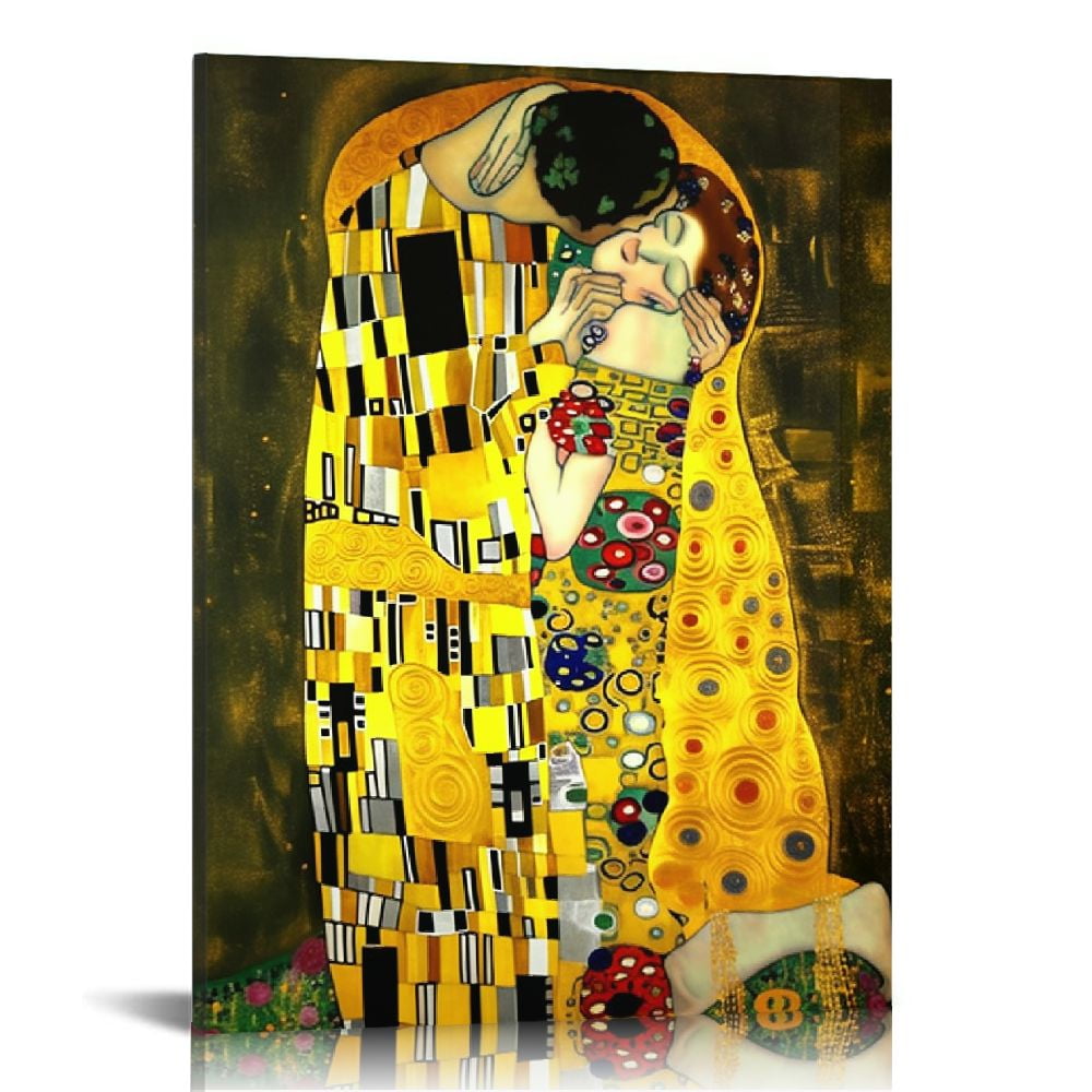 ARISTURING The Kiss by Gustav Klimt Famous Oil Paintings Reproductions ...