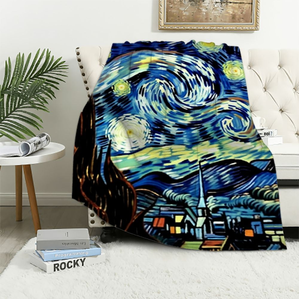 HENGT The Starry Night by Vincent Van Gogh Blanket - Abstract Country ...