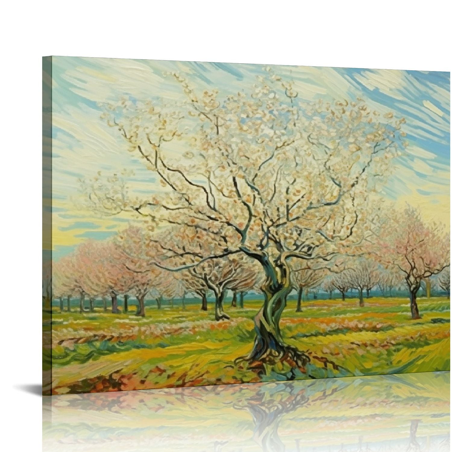 HENGT The White Orchard by Van Gogh Famous Oil Paintings Reproduction ...