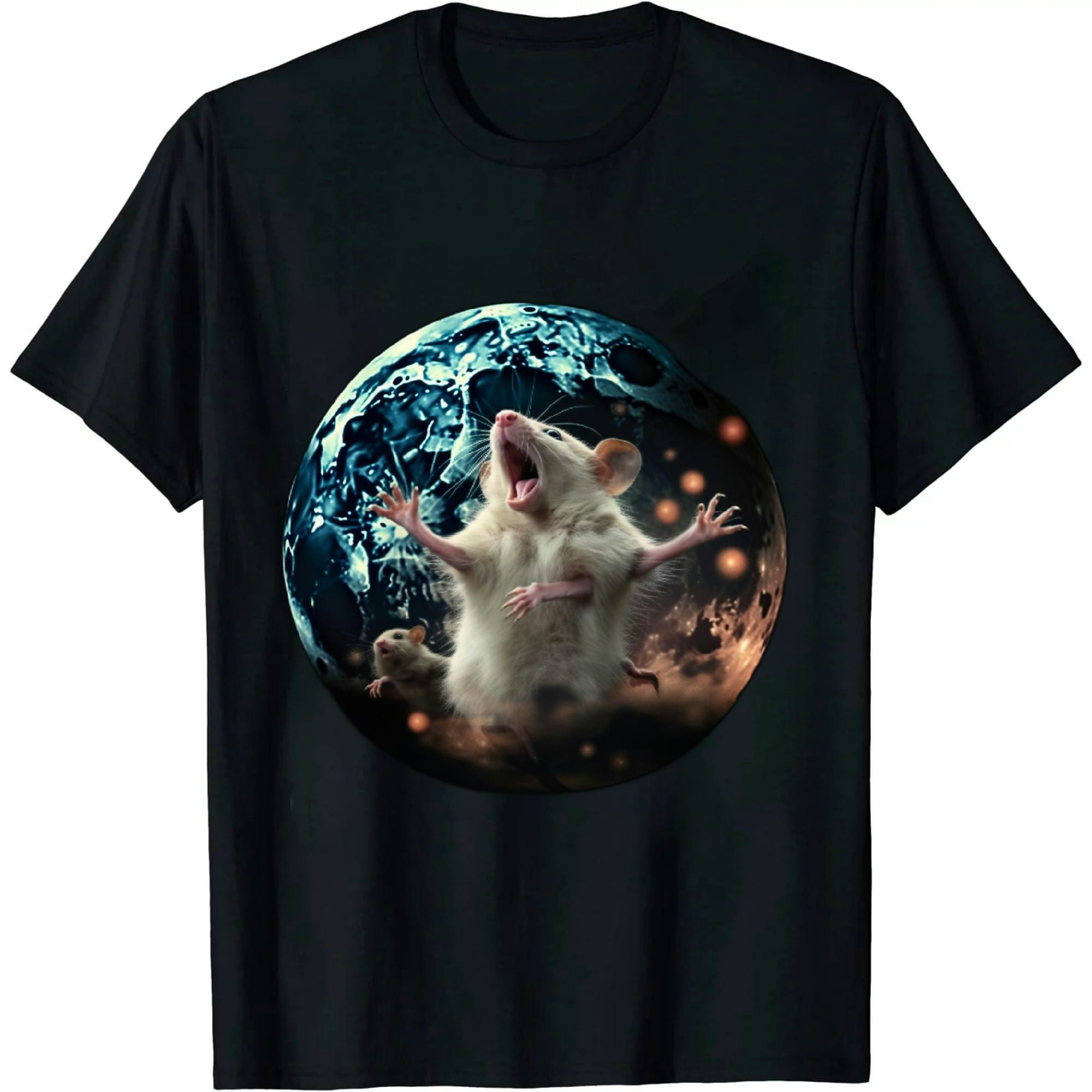 ARISTURING Three Possum Moon | 3 Opossum Funny Weird Cursed Meme T ...