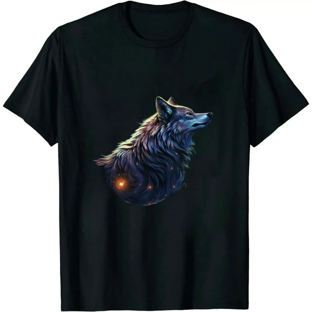 ARISTURING Three Wolf Starry Night - Wolves Howling At The Moons Animal ...