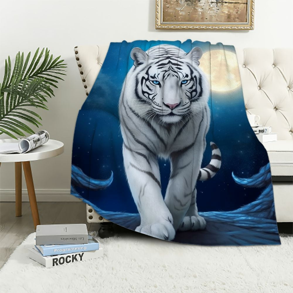 ARISTURING Throw Blanket Soft Cozy Warm Fuzzy Flannel Plush Blanket ...