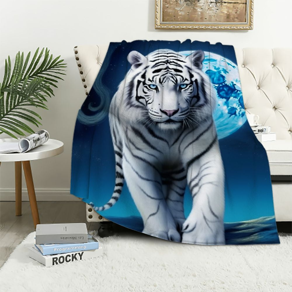 ARISTURING Throw Blanket Soft Cozy Warm Fuzzy Flannel Plush Blanket ...