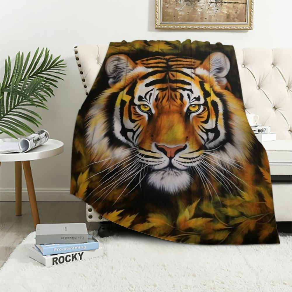 ARISTURING Tiger Blanket Tiger Gifts for Girls Boys Tiger Throw Blanket ...