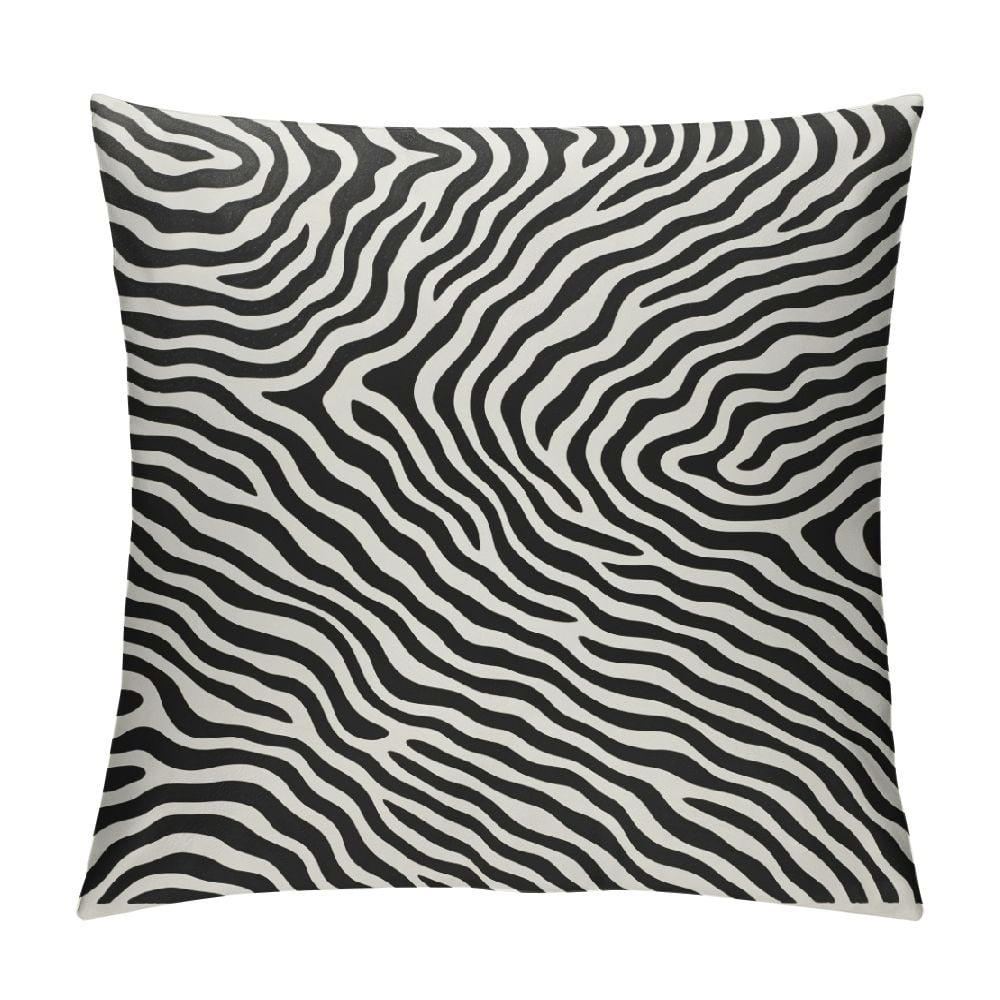 ARISTURING Tiger Decor Animal Print Tiger Pillow Covers Soft Throw ...