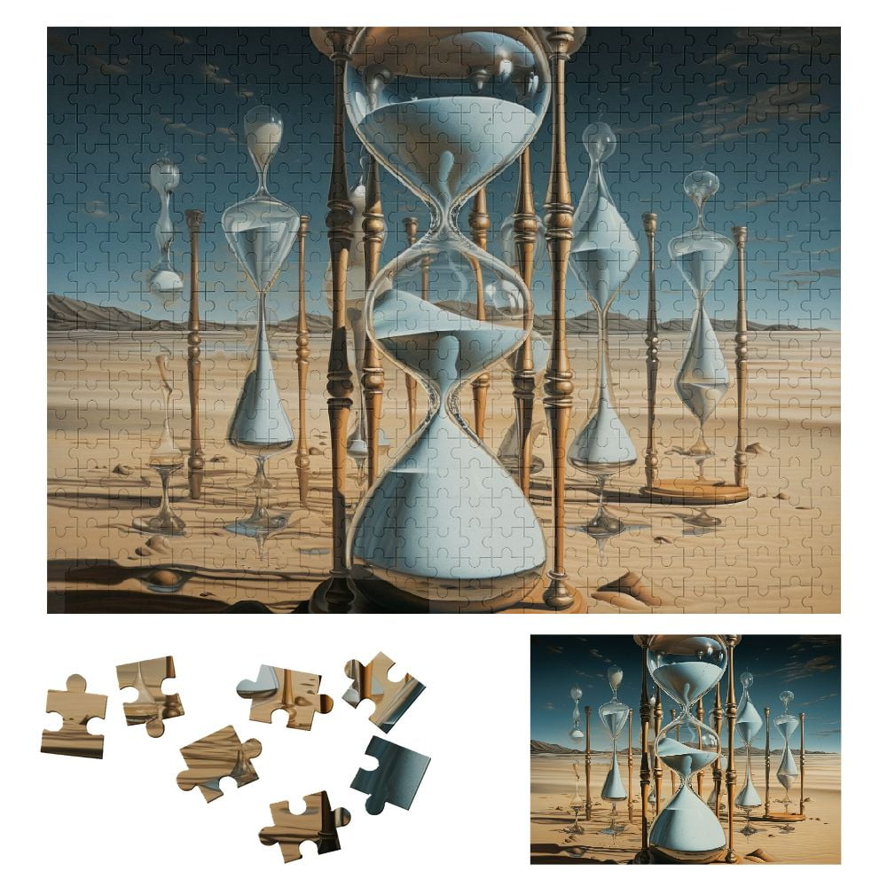 Jiayy Time Wooden Jigsaw Puzzle Challenging Difficult Wood Puzzles for ...