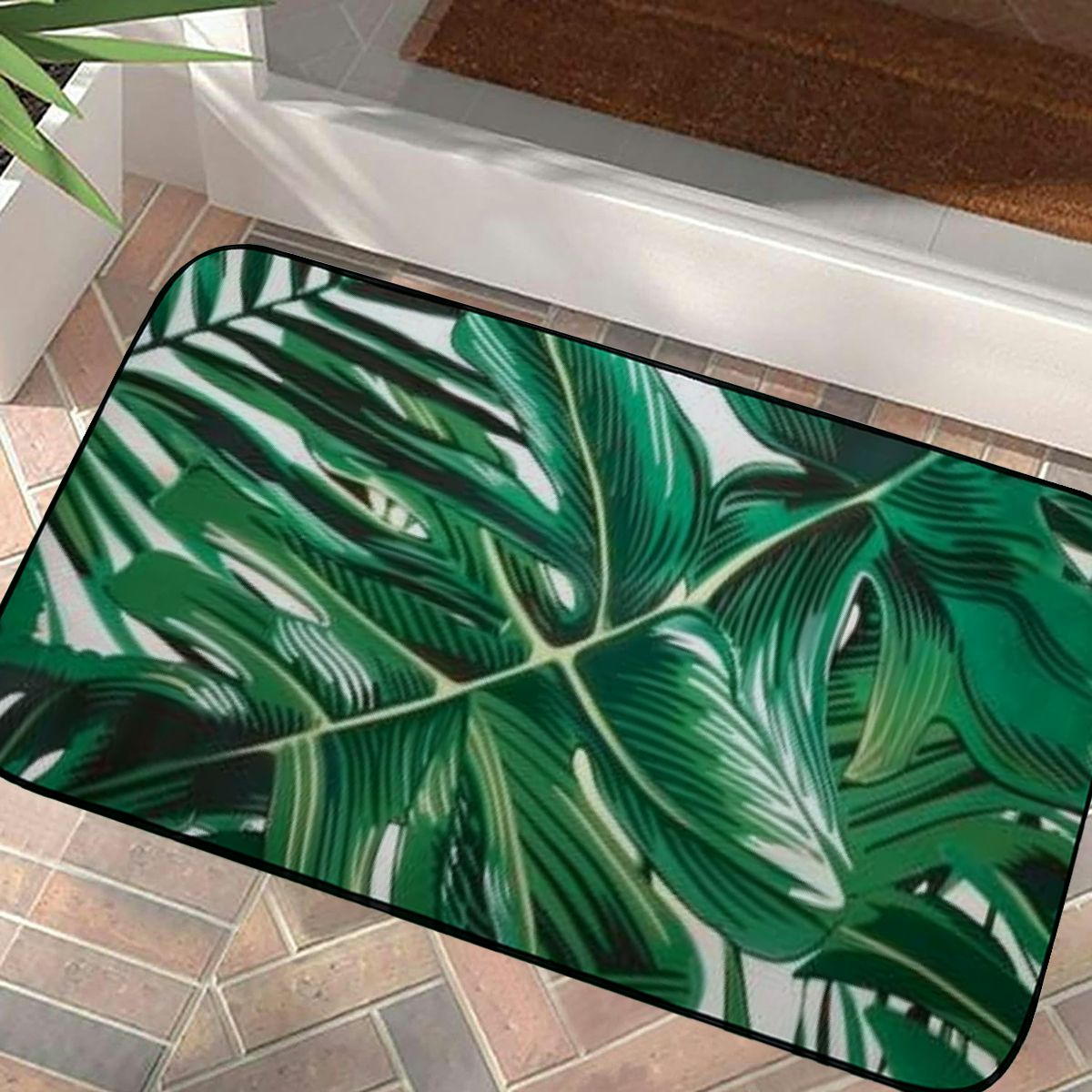 ARISTURING Tropical Leaf Body Green Palm Leaves Summer Exotic Jungle ...