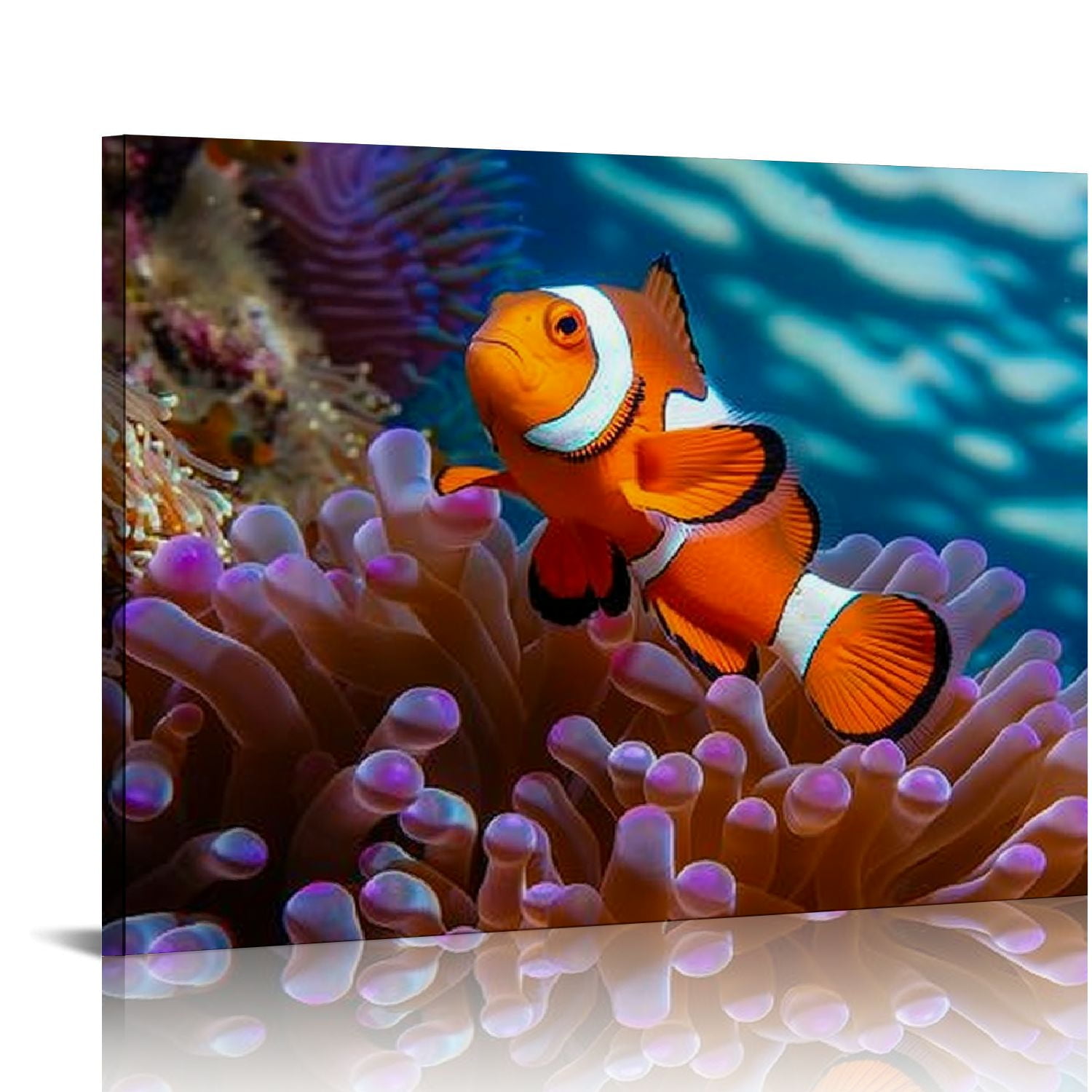 ARISTURING Underwater World Beautiful Clown Fish Canvas Prints Poster ...
