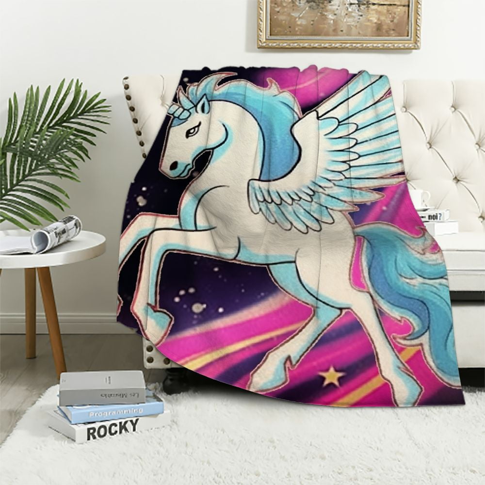 ARISTURING Unicorn Blanket, Unicorn for 2 3 4 5 6 7 8 9 10 Year Old ...