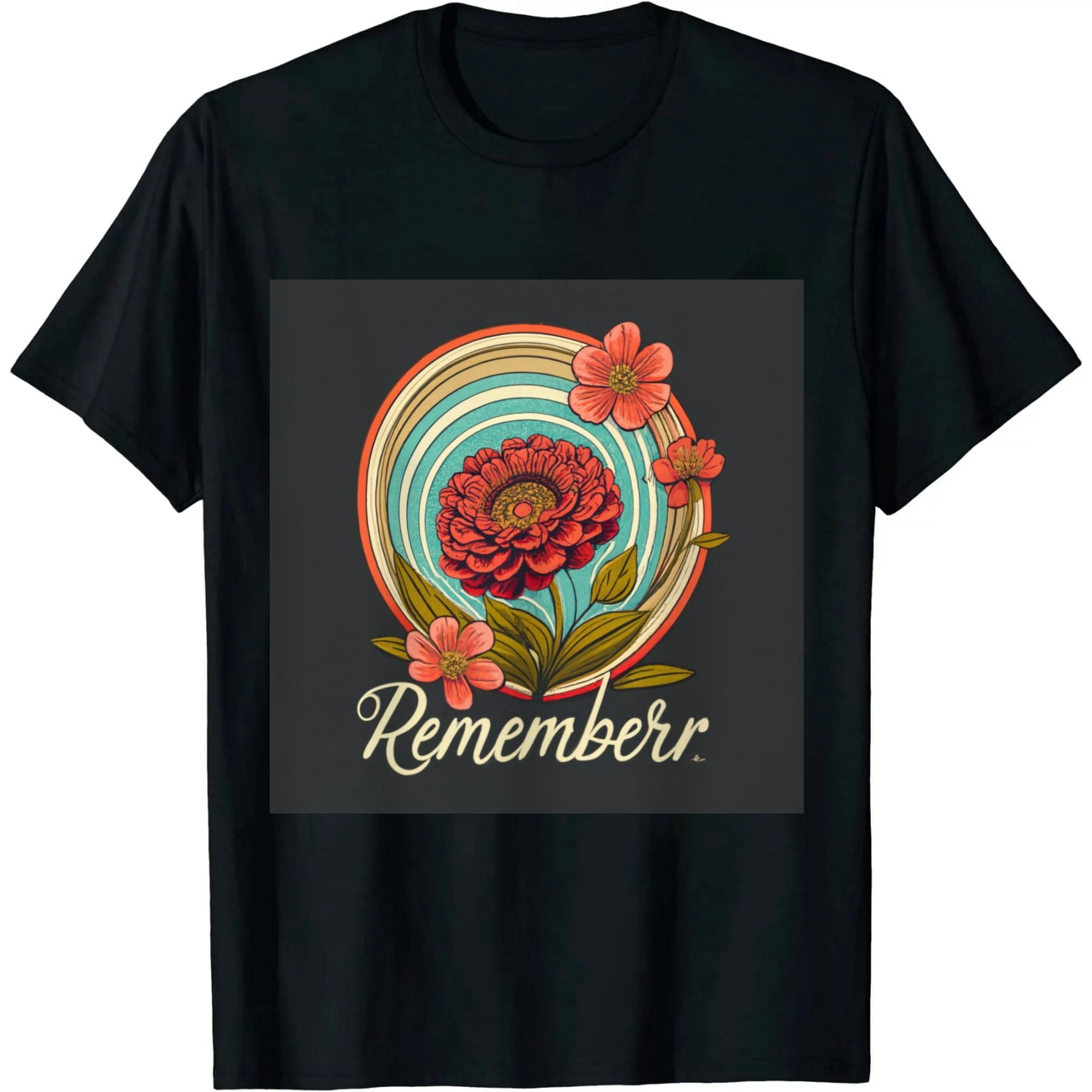 ARISTURING Veterans Day, Red Poppy, Flanders Field, Remember T-Shirt ...