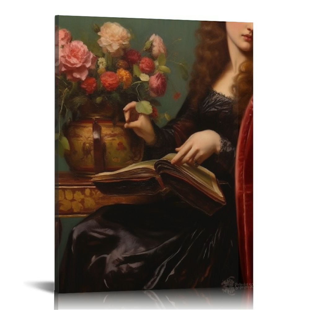 ARISTURING Vintage Art Portrait Maximalist Decor with Baroque Rococo ...