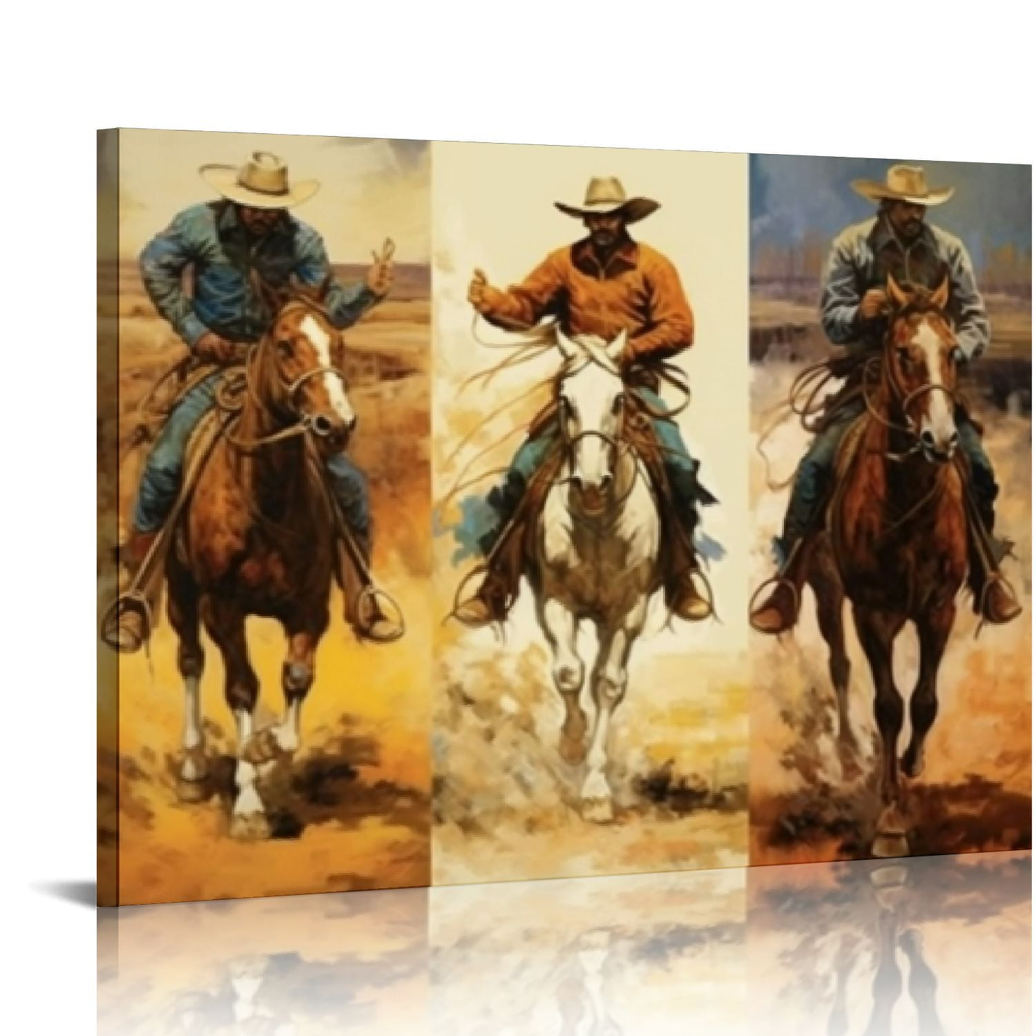 ARISTURING Vintage Cowboy Sign – Cowboy Code, If It’s Not Yours Don’t ...