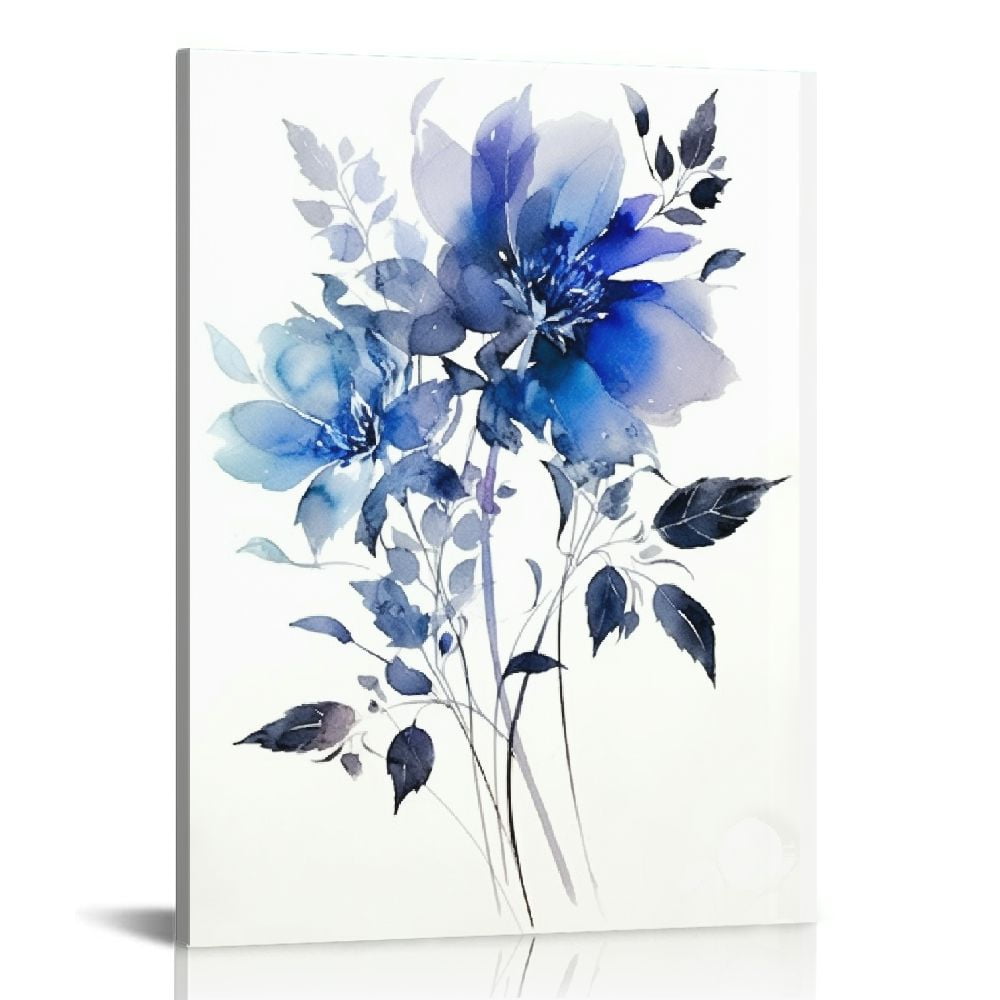 ARISTURING Watercolor Floral Wall Art Print, Botanic Decor Wall Art ...