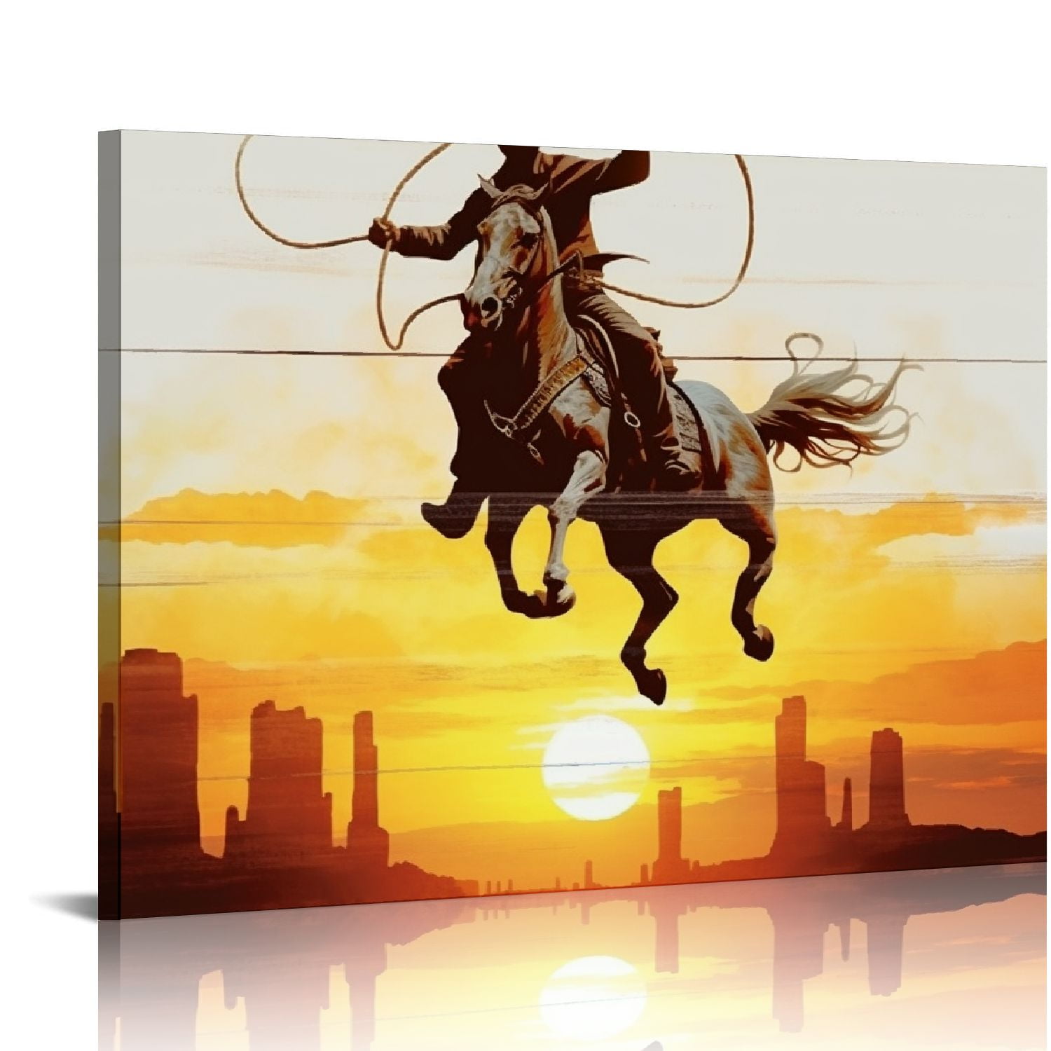 HENGT Western Decor - Western Wall Art - Cowboy Wall Decor - Ranch ...