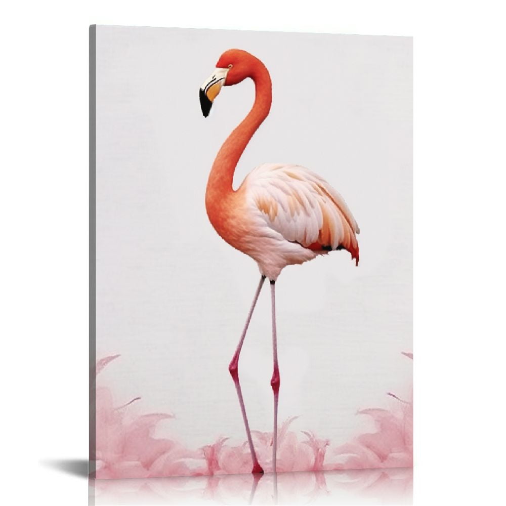 HENGT Why fit in When You were Born to Stand Out Flamingo Quote Canvas ...