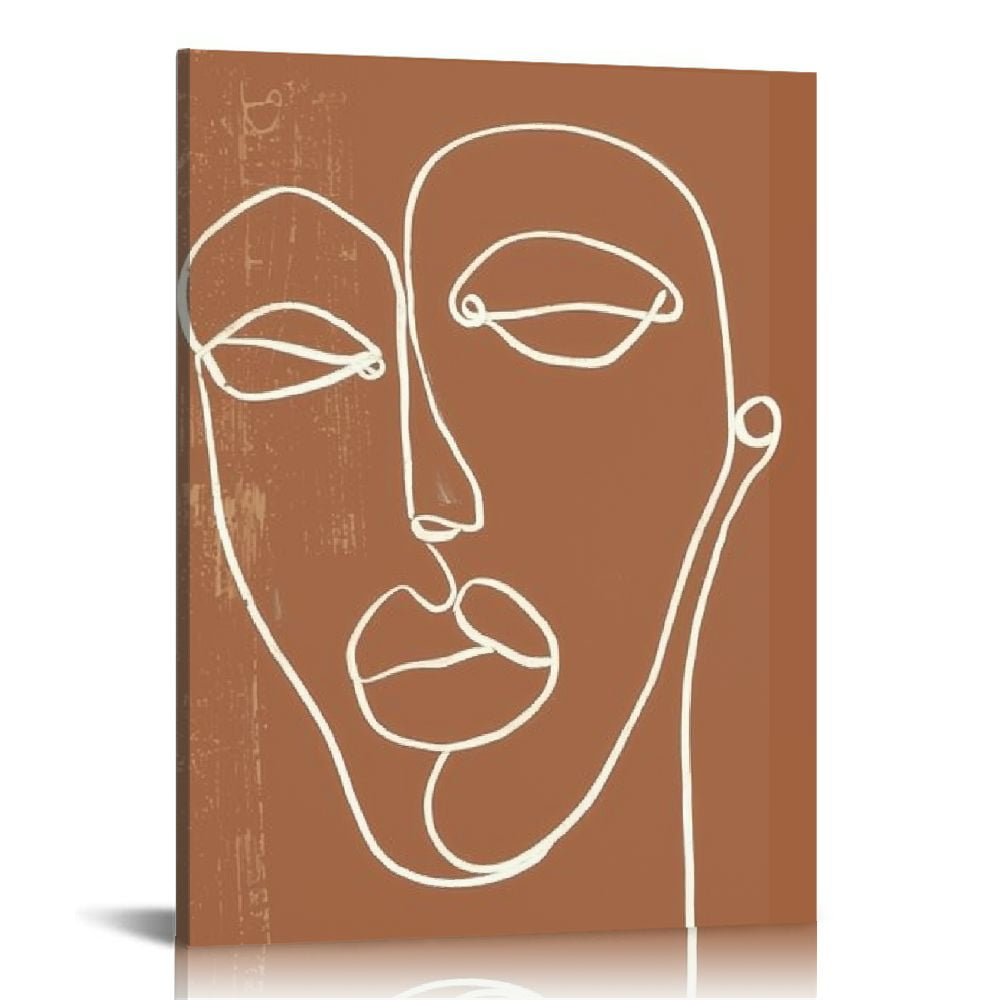 HENGT Woman Drawing Line Art Wall Decor - Female Figure Wall Art ...