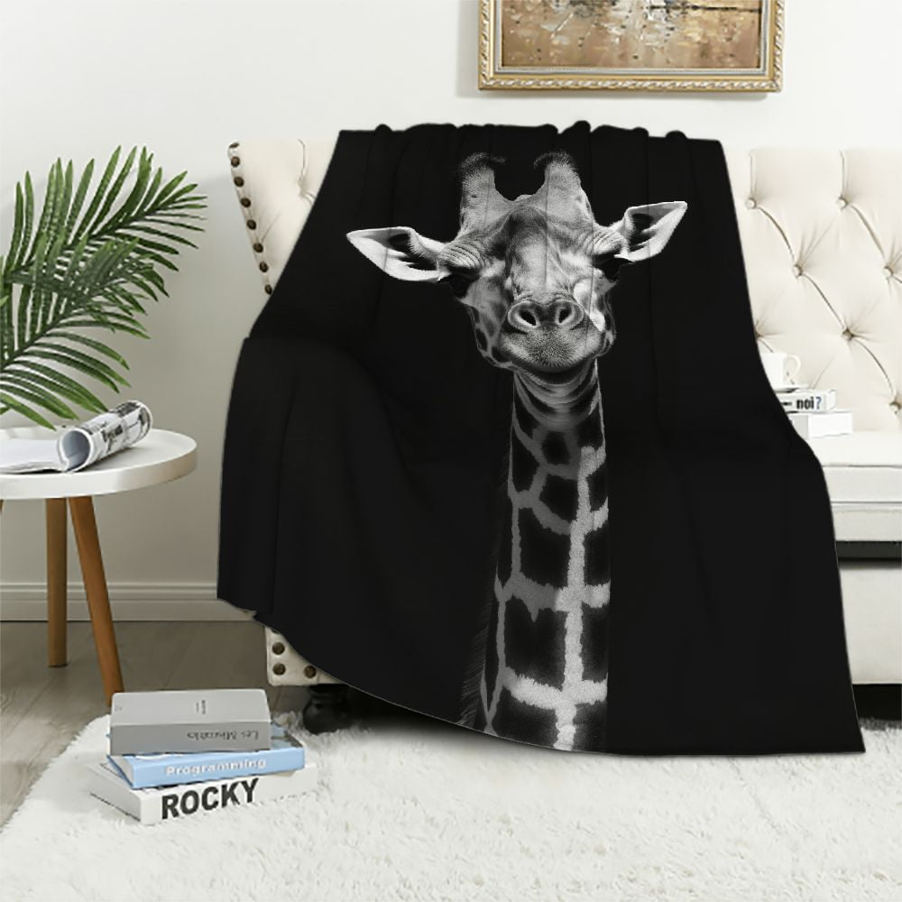 Jiayy Women's Giraffe Throw Blanket for Wife Lovers Girlfriend,Durable ...