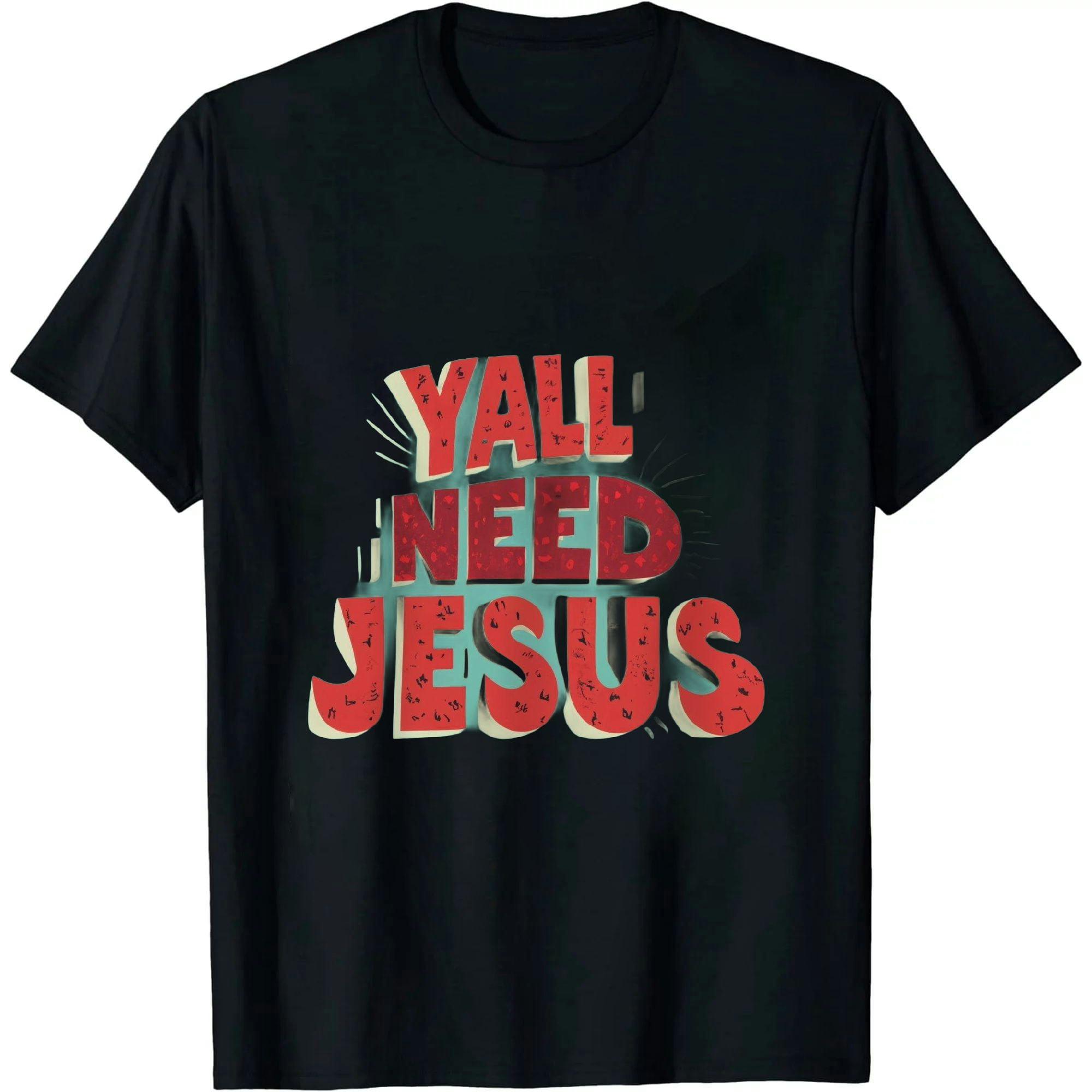 ARISTURING Yall Need Jesus Christian Retro 70s Christ Bible Women Gift ...