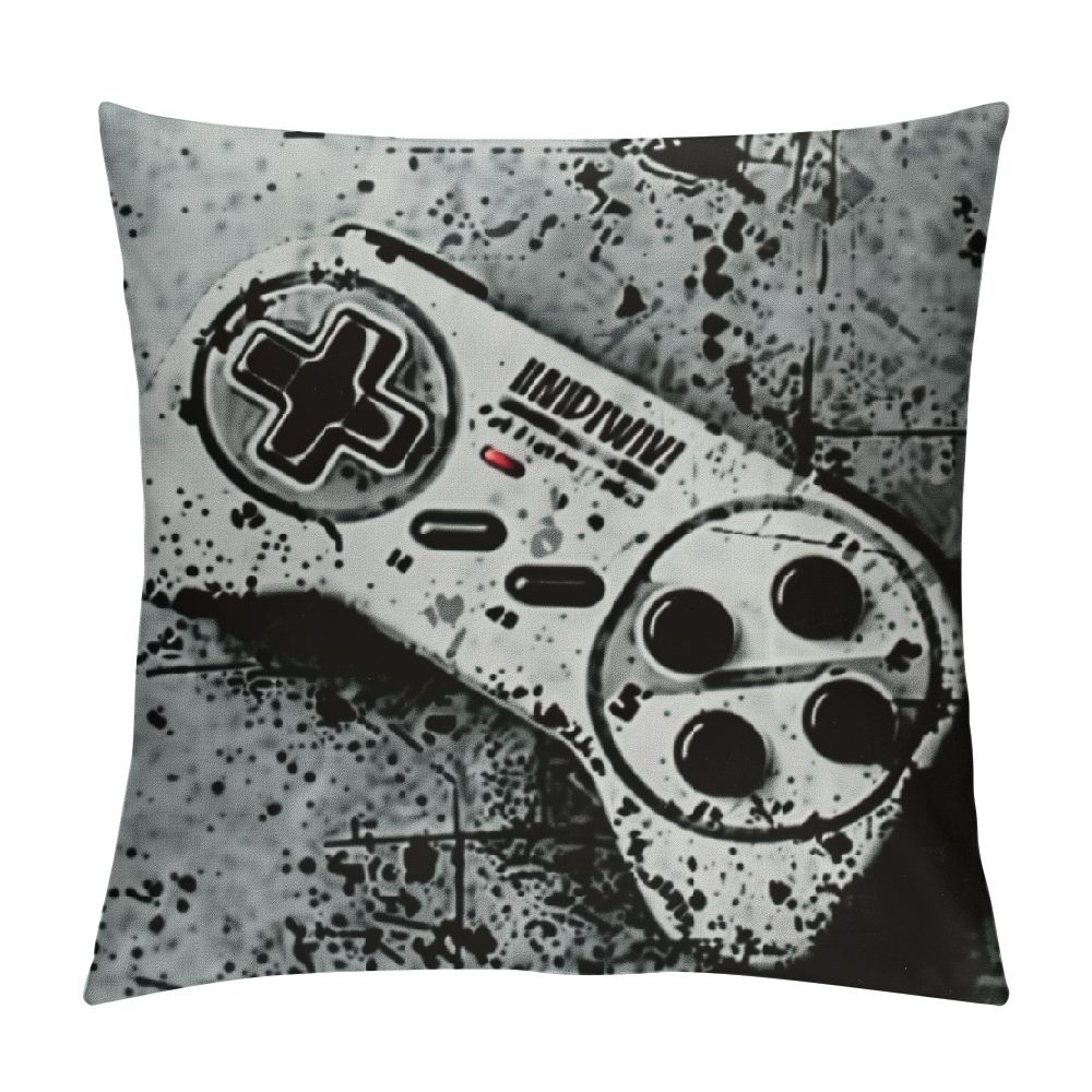 Jiayy gamer pillow covers,gamer room decor for boys,gaming pillow ...