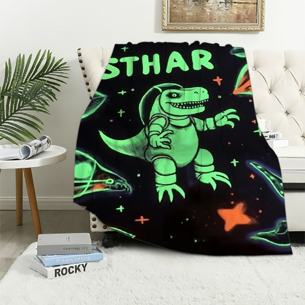 ARISTURING in The Dark Blanket Dinosaur Gifts for Boys for Kids ...