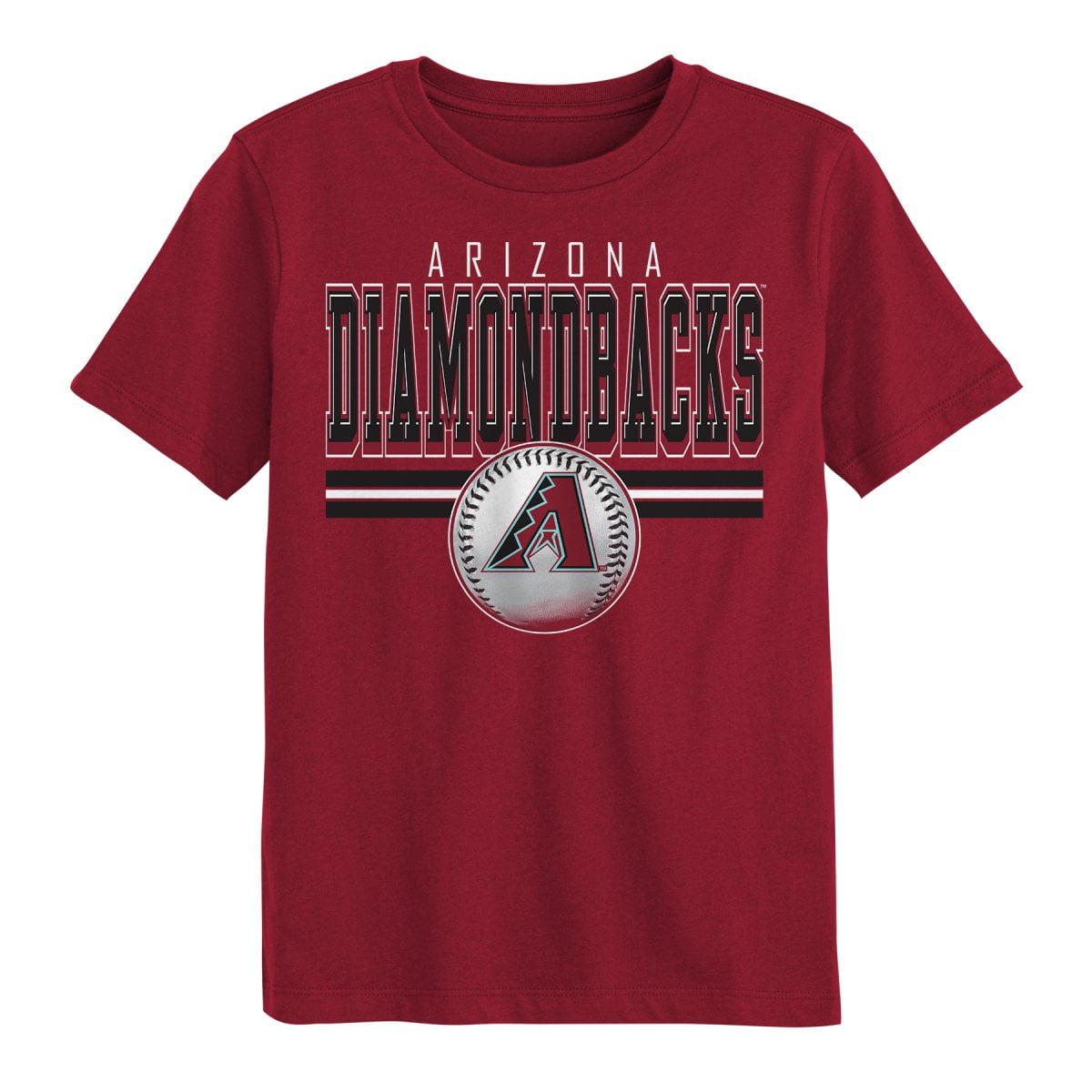 ARIZONA DIAMONDBACKS Boys Primry Color Cotton Crew Short Sleeve Tee ...
