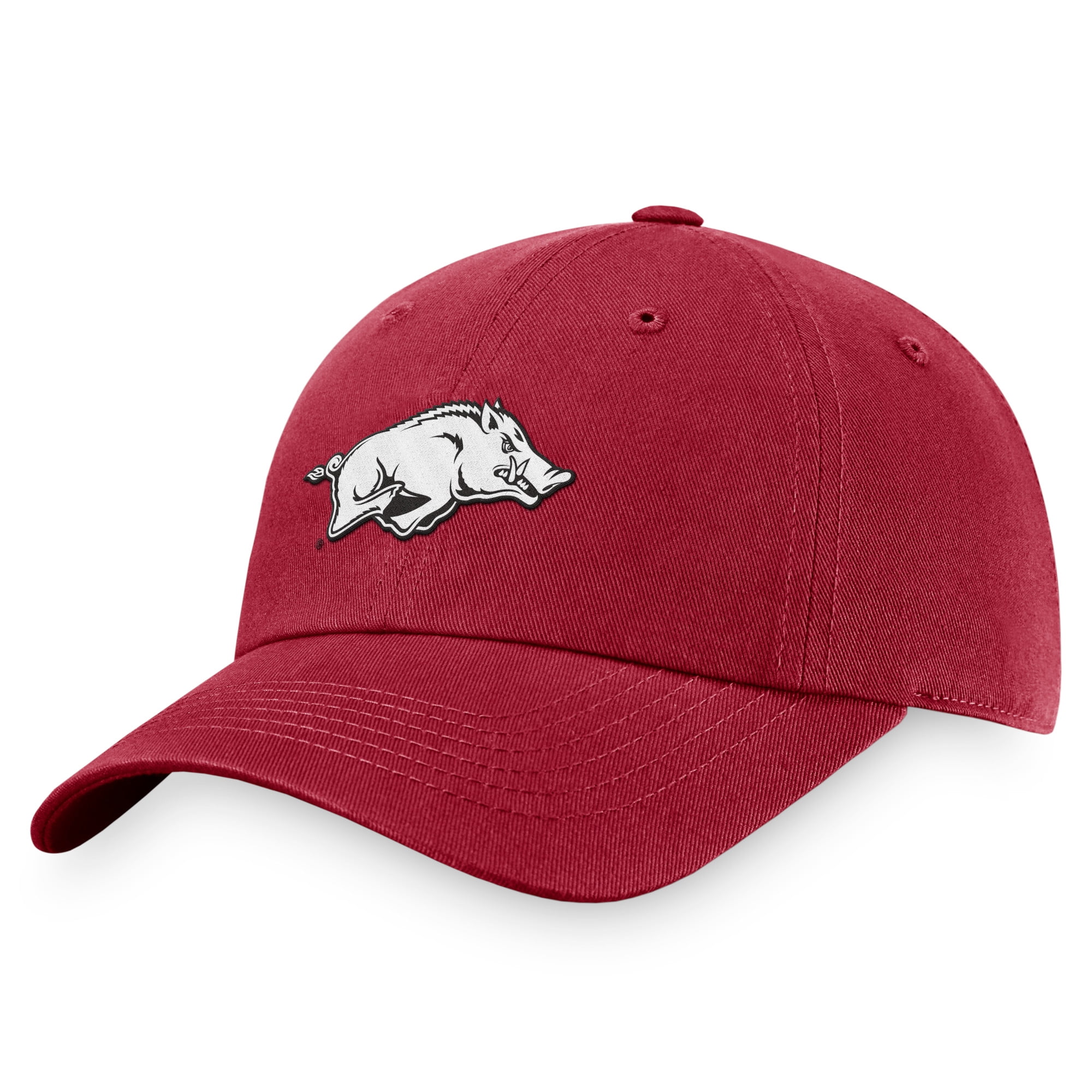 Arkansas Razorbacks Adjustable Cotton Hat, Cardinal, Unstructured Fit ...
