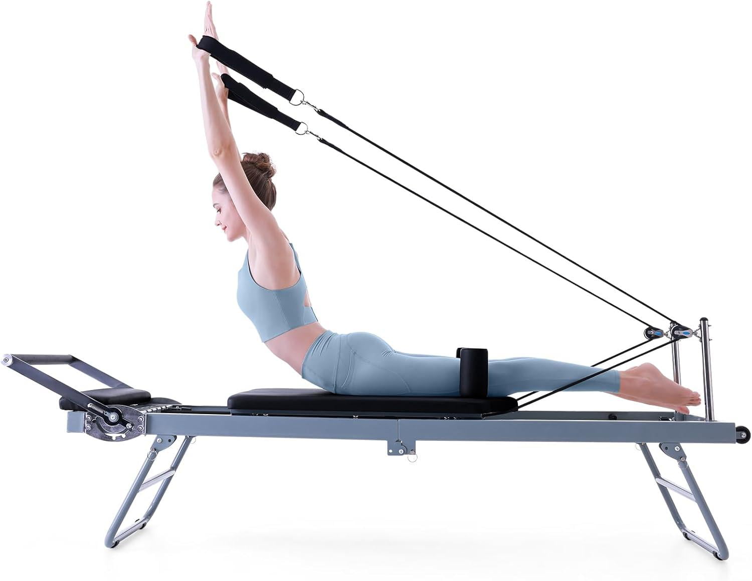 ARKANTOS Pilates Reformer Machine Foldable, Reformer Pilates Equipment ...