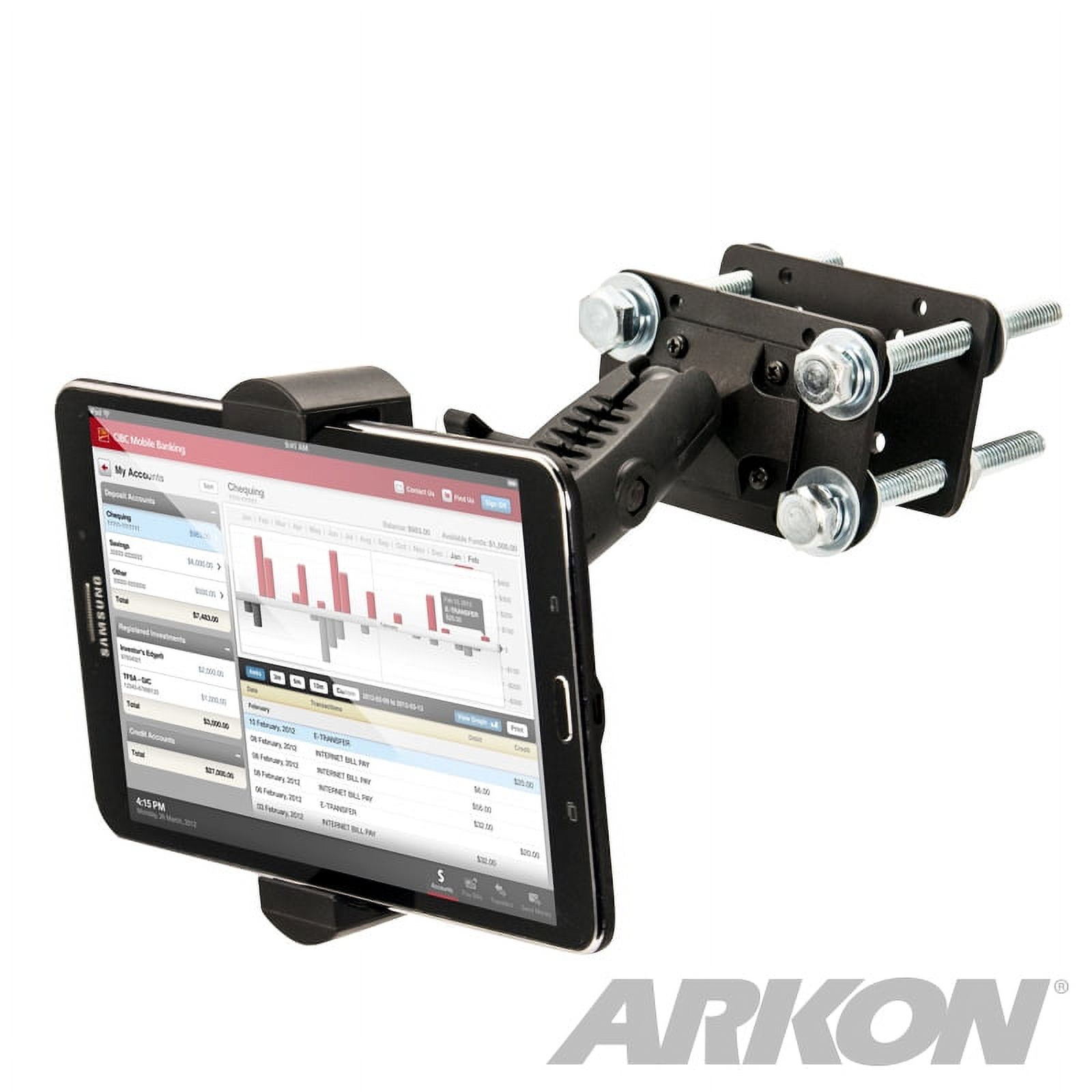 ARKON FLBKTXL RoadVise XL Forklift Pillar Phone and Midsize Tablet Moun ...