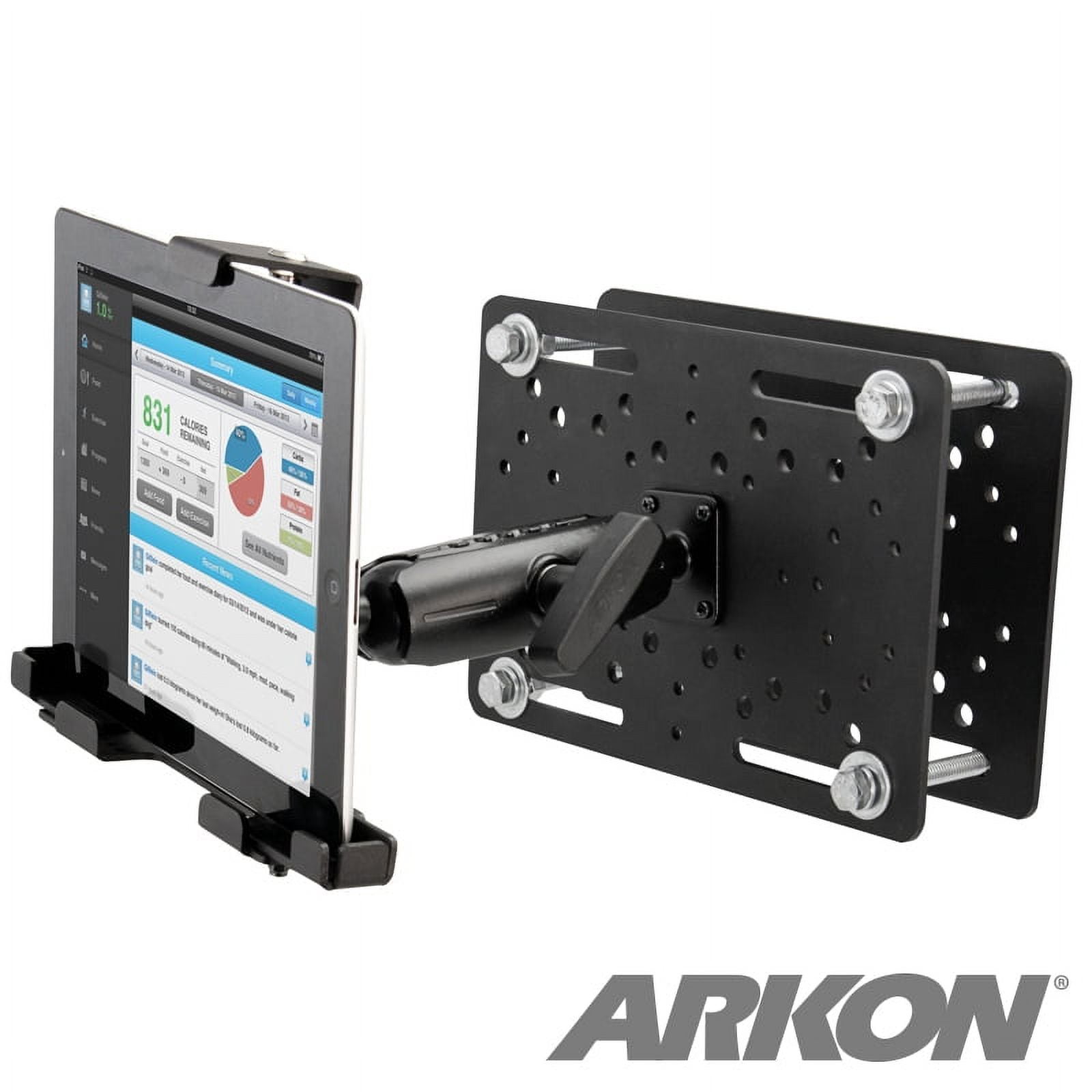 ARKON FLRM38TAB4 38mm Robust Forklift Locking Tablet Mount Retail Black ...