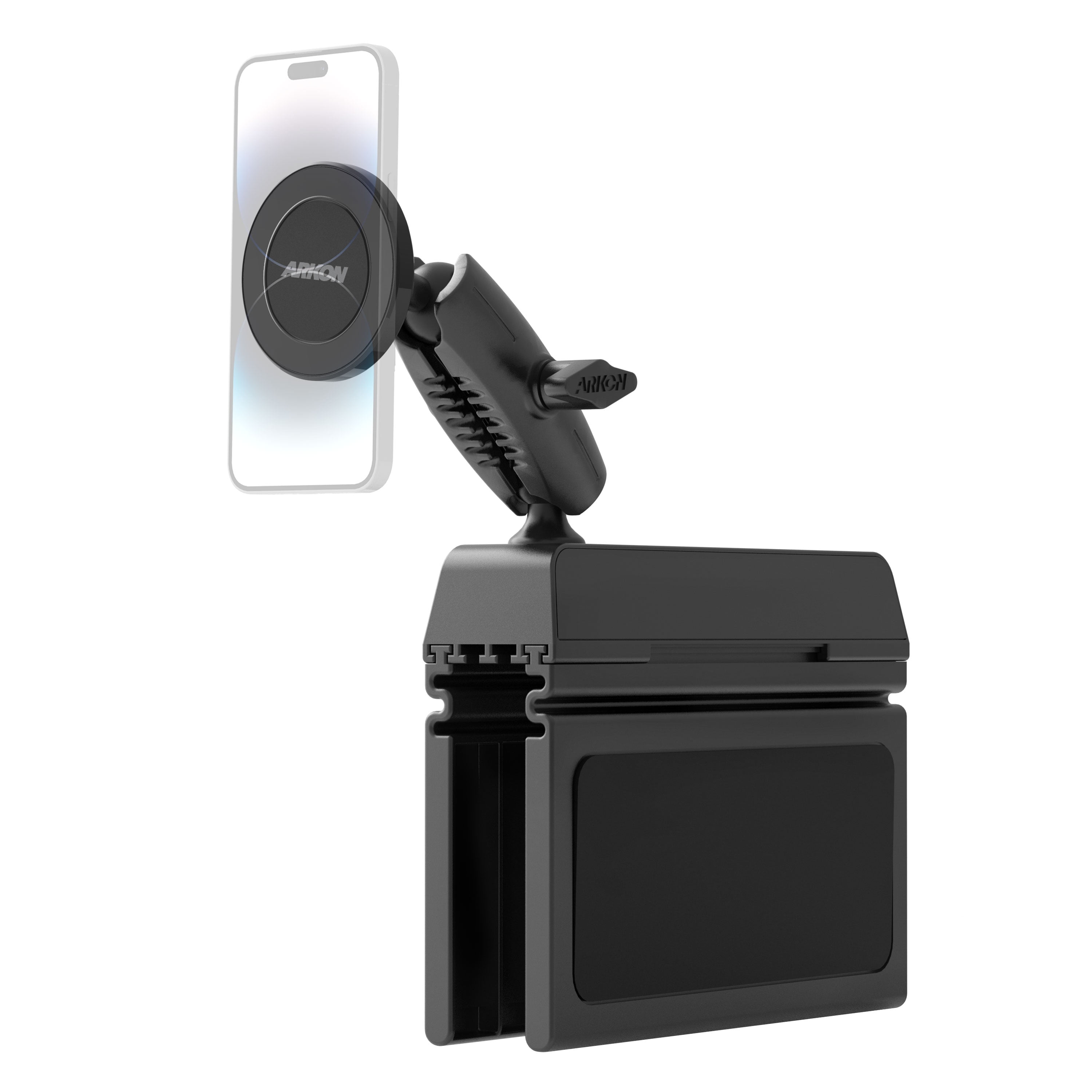 ARKON Mounts Magnetic Phone Holder Console Wedge Mount | for Cars and ...