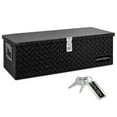 ARKSEN 30 Inch Aluminium Underbody Tool Box, Black, Lockable Storage ...