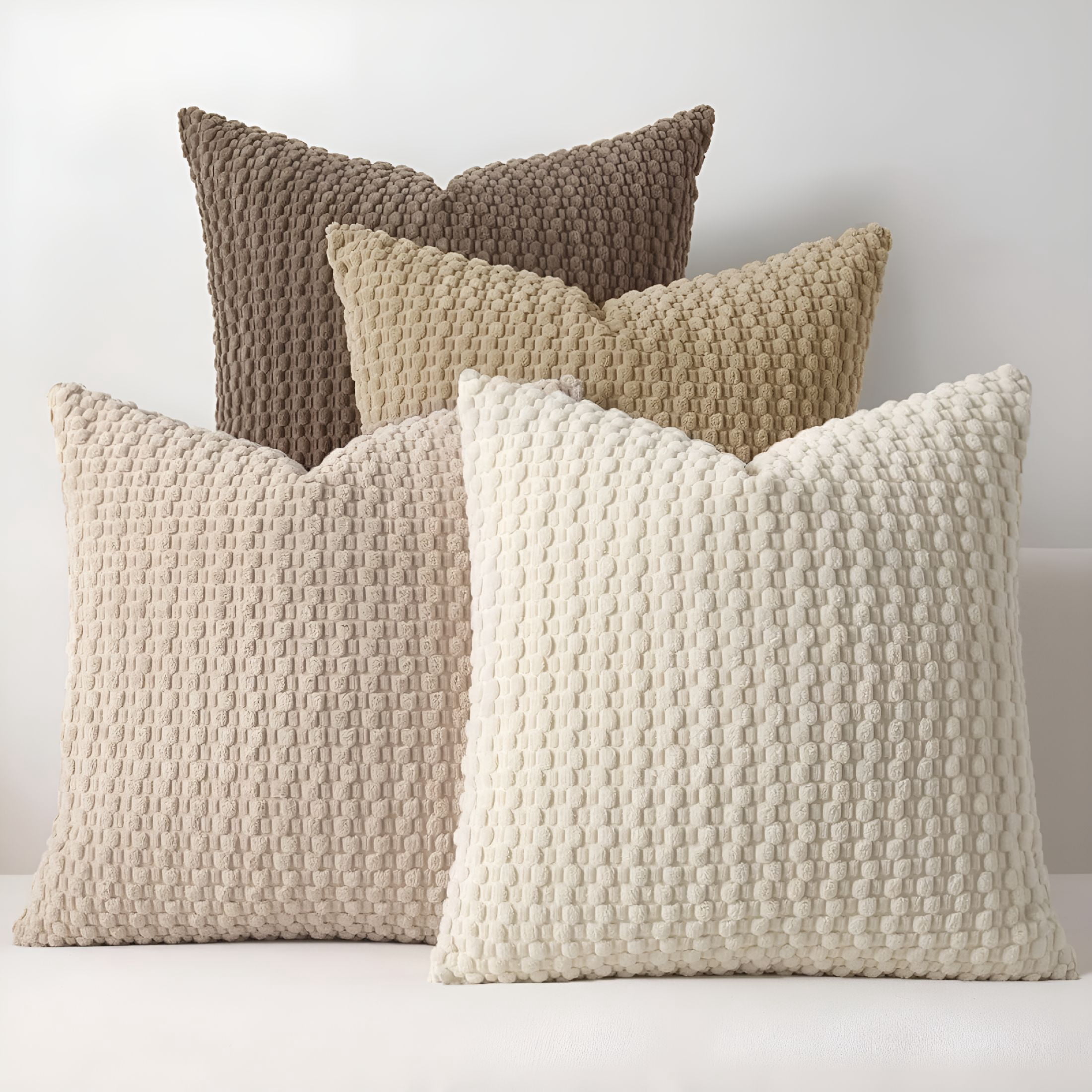 ARLAJO 2026 New Throw Pillow Covers 20X20 Set of 4,Super Soft Boho ...