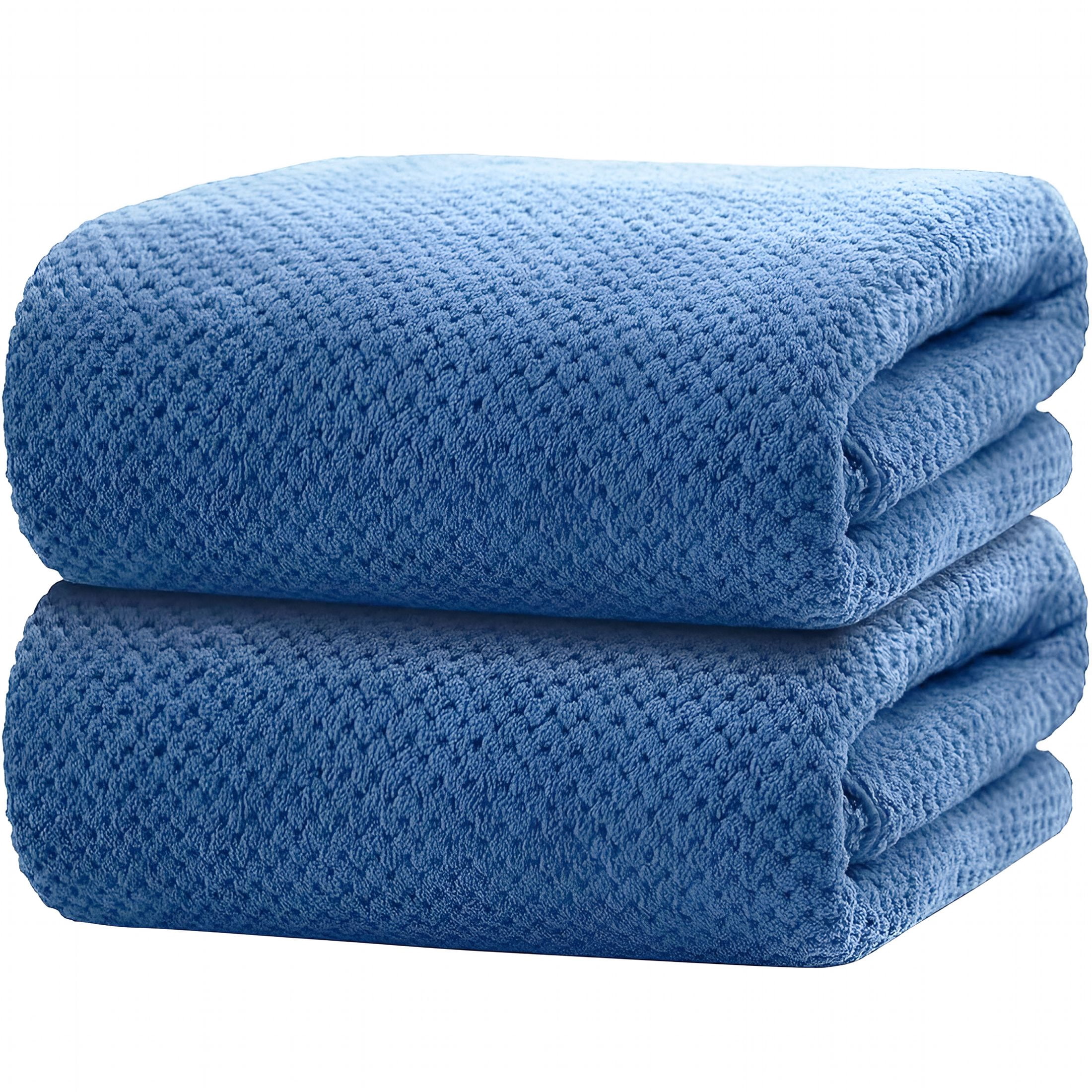 ARLAJO Bath Towels Pack of 2,(27 X 54 Inches) Microfiber Ultra Soft ...