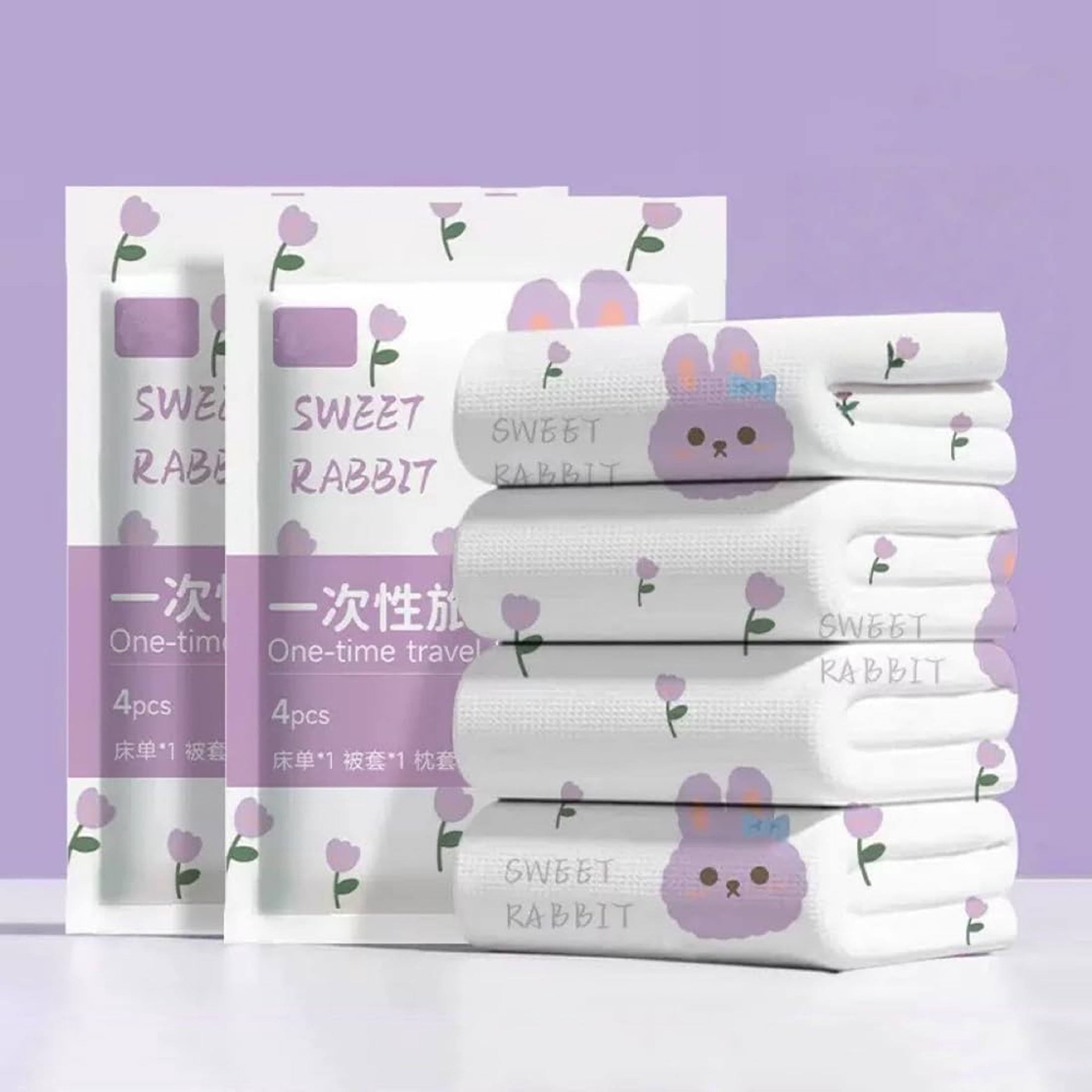 ARLAJO Disposable Bed Sheets Fitted Sheet,Disposable Travel Sheets for ...