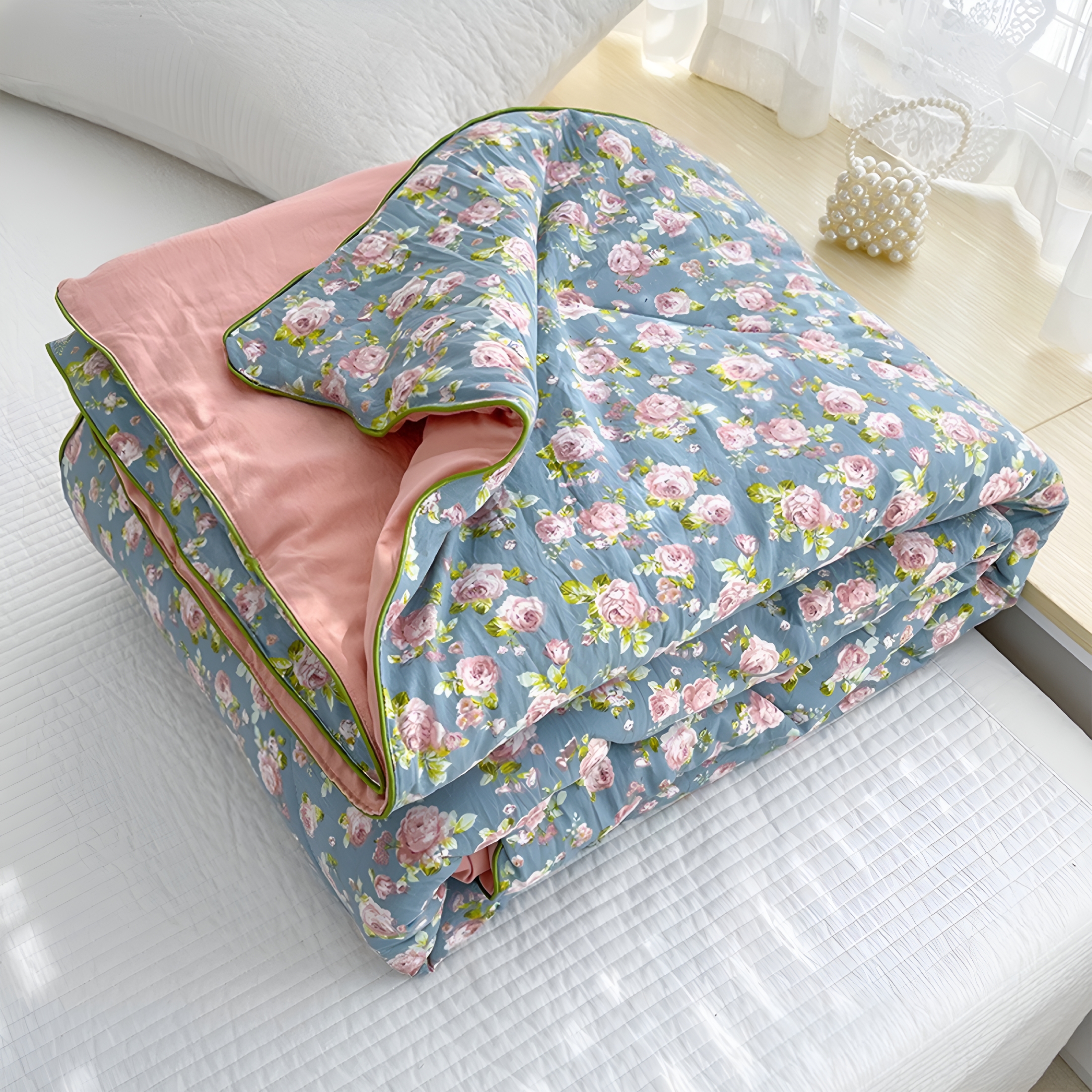ARLAJO Summer Cooling Quilt,Quilts for Queen Bed,Thin Comforter,Air ...