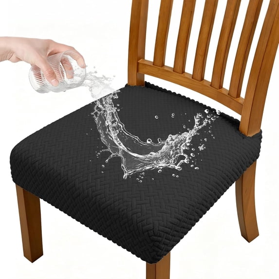 ARLAJO Waterproof Seat Covers for Dining Room Chairs,Stretch Chair ...
