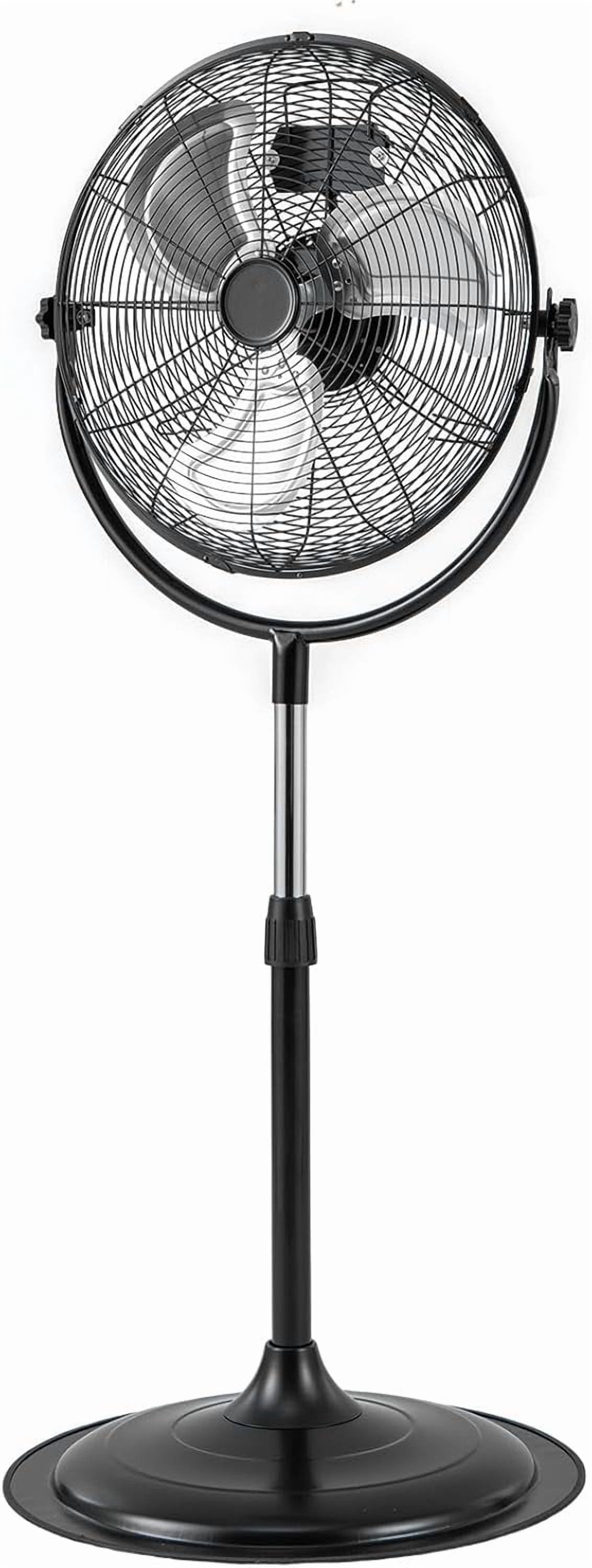 ARLIME 18" High Velocity Pedestal Fan, Oscillating Standing Fan w/3 ...