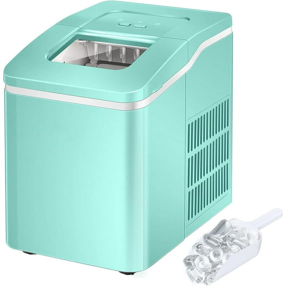 ARLIME Countertop Ice Maker Machine, Ready in 8 Mins, 26Lbs/24H, Self ...