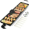 ARLIME Electric Griddle, 35" Teppanyaki Grill w/Extra Large Tabletop ...